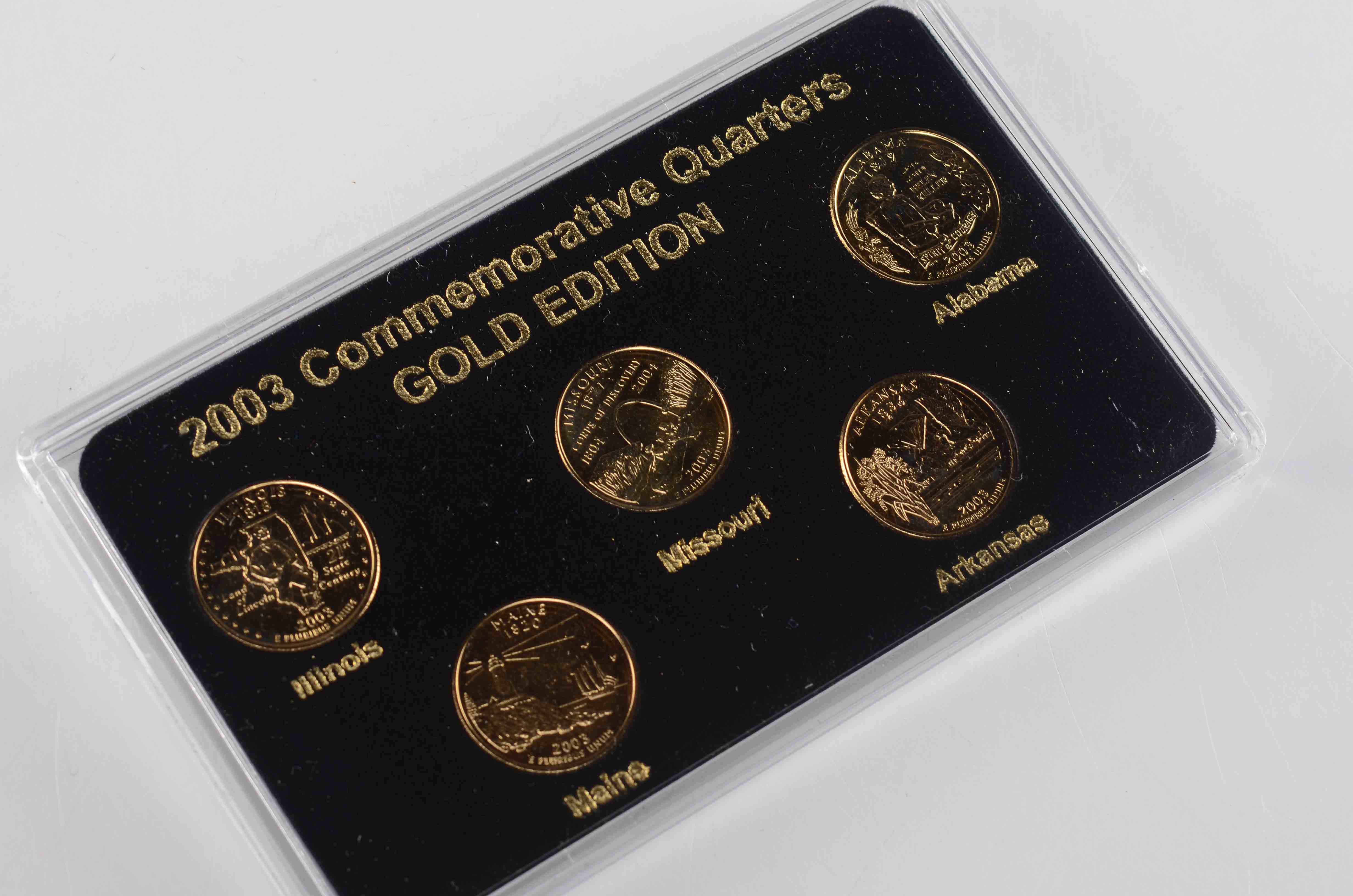 Commemorative Quarters 1999-2008 Gold Edition Set | EBTH