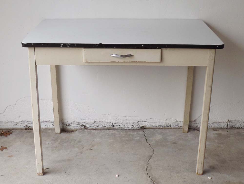 1930 Enamel Kitchen Table