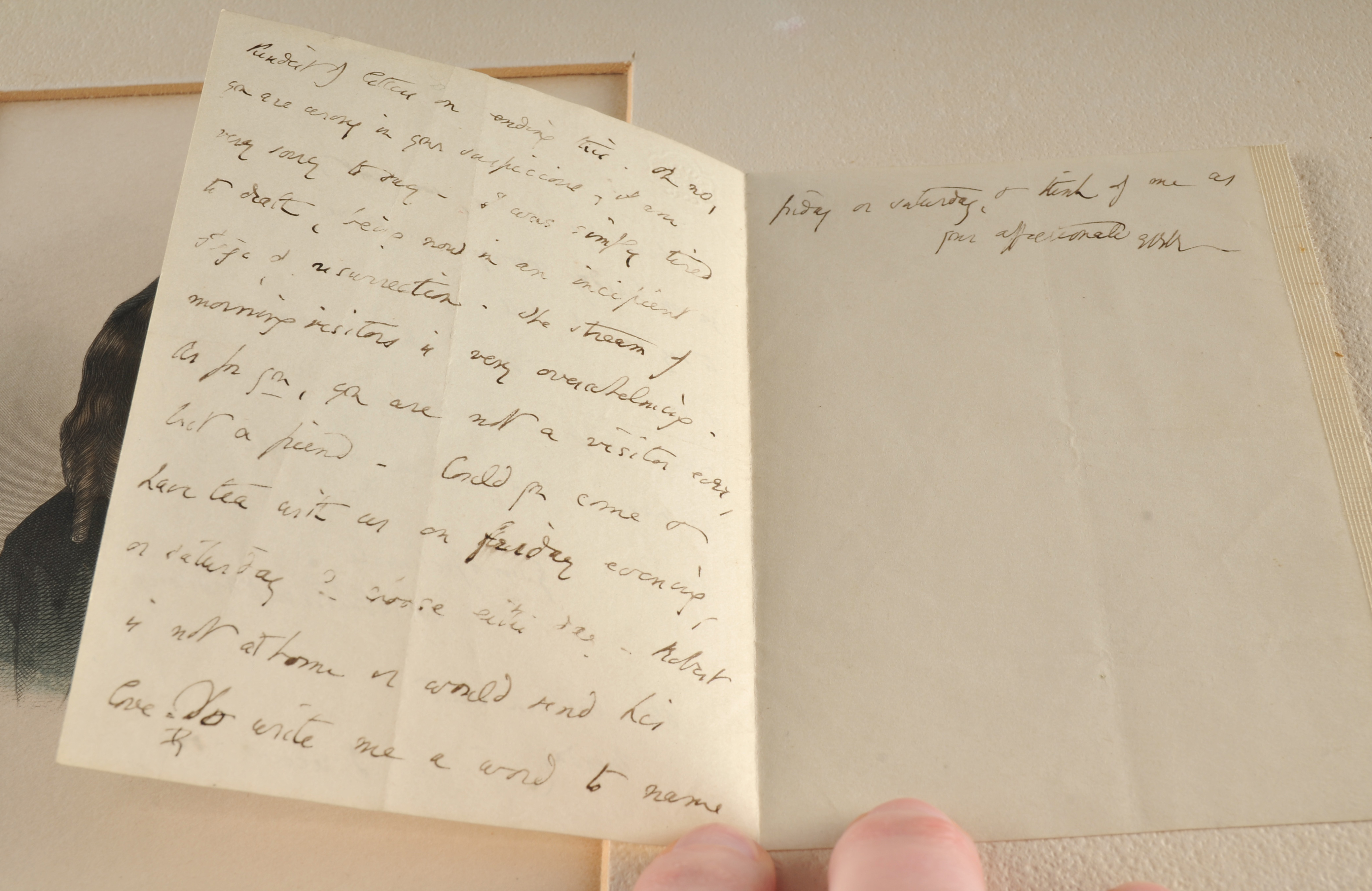 Elizabeth Barrett Browning Hand Written Letter, Signature | EBTH