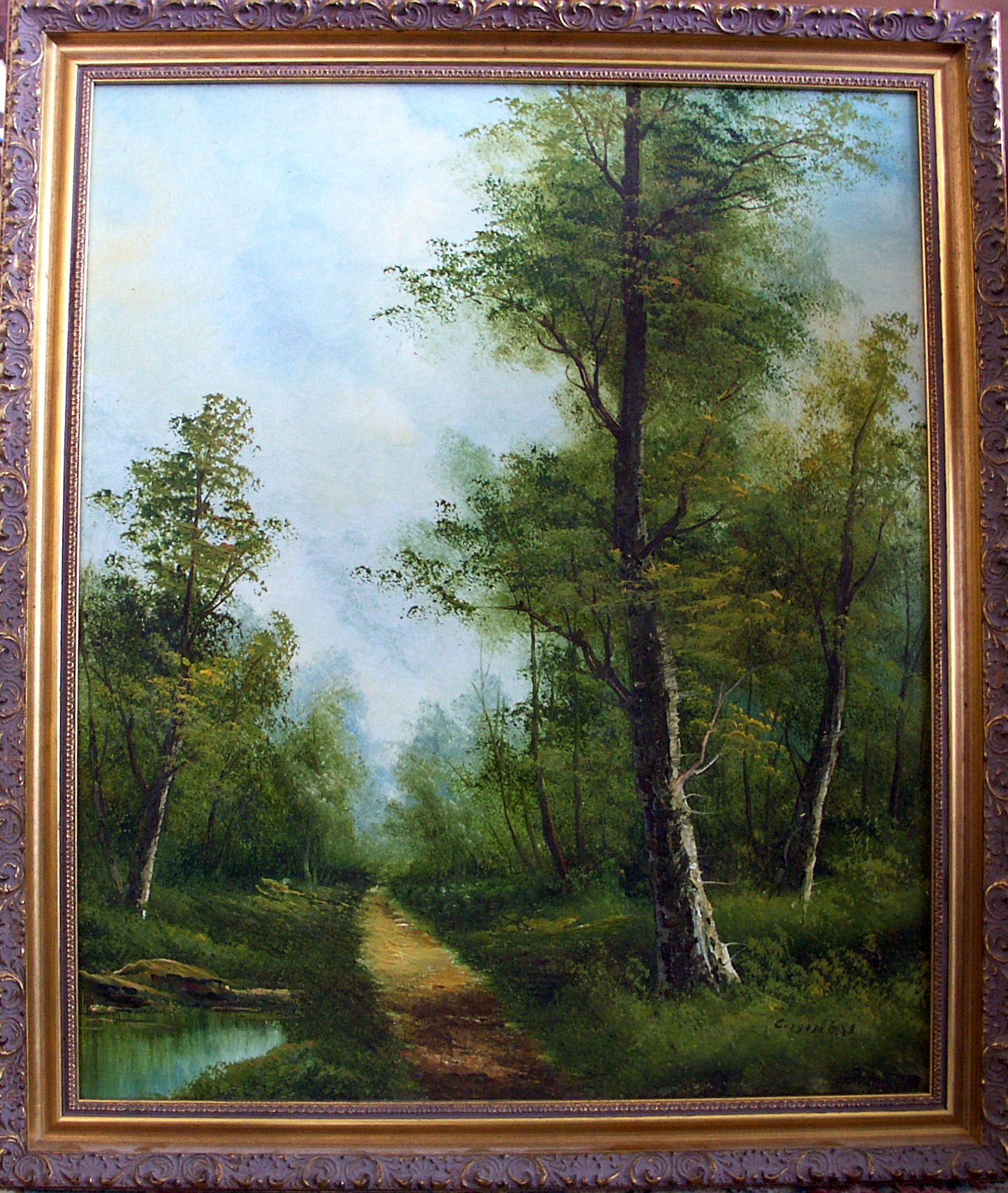 Original C. Inness Painting | EBTH