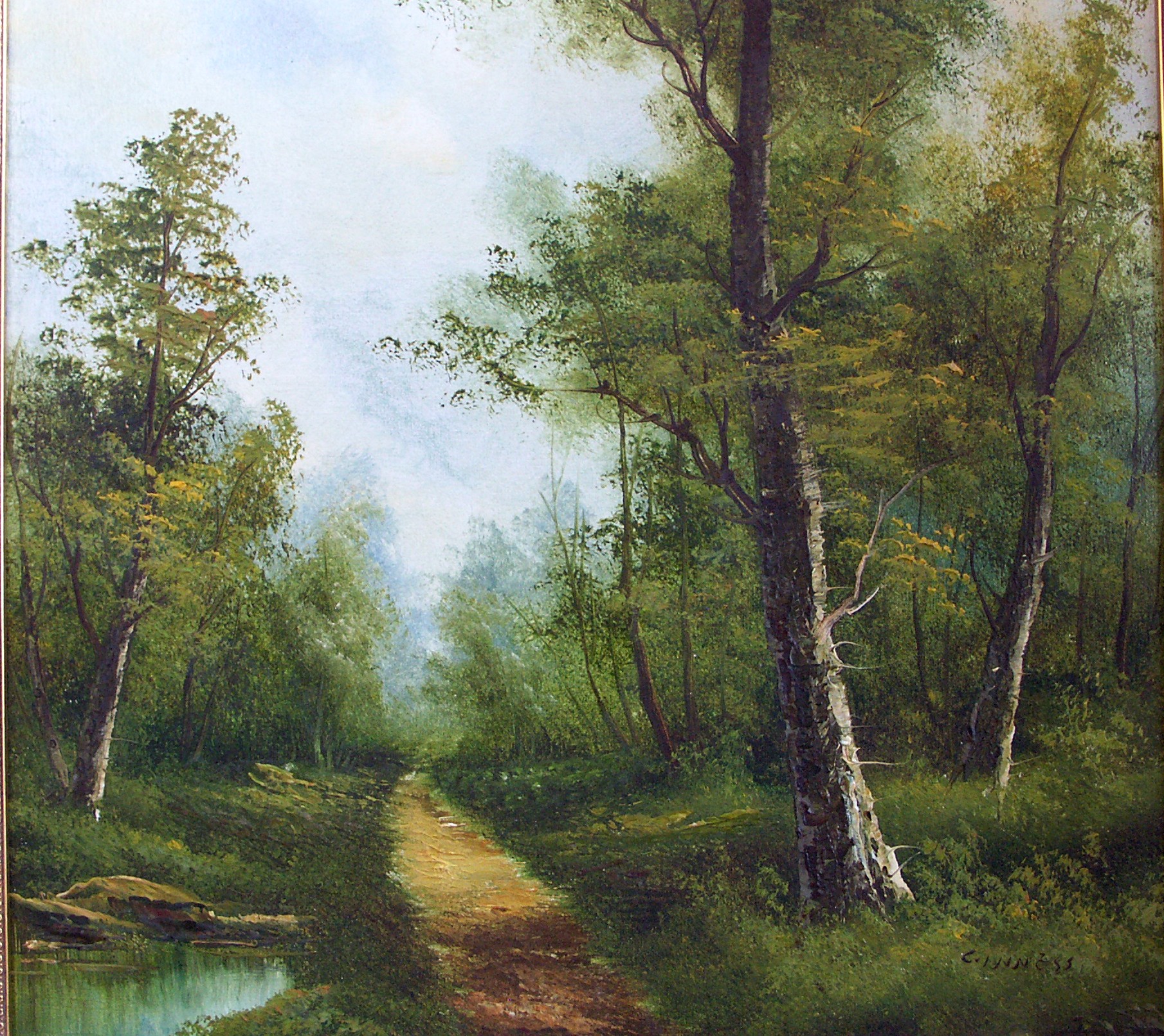 Original C. Inness Painting | EBTH