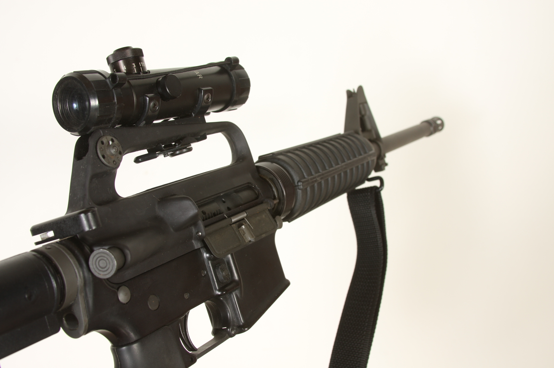 PWA AR 15 carbine 5.56 Caliber semi-automatic rifle with Scope. | EBTH