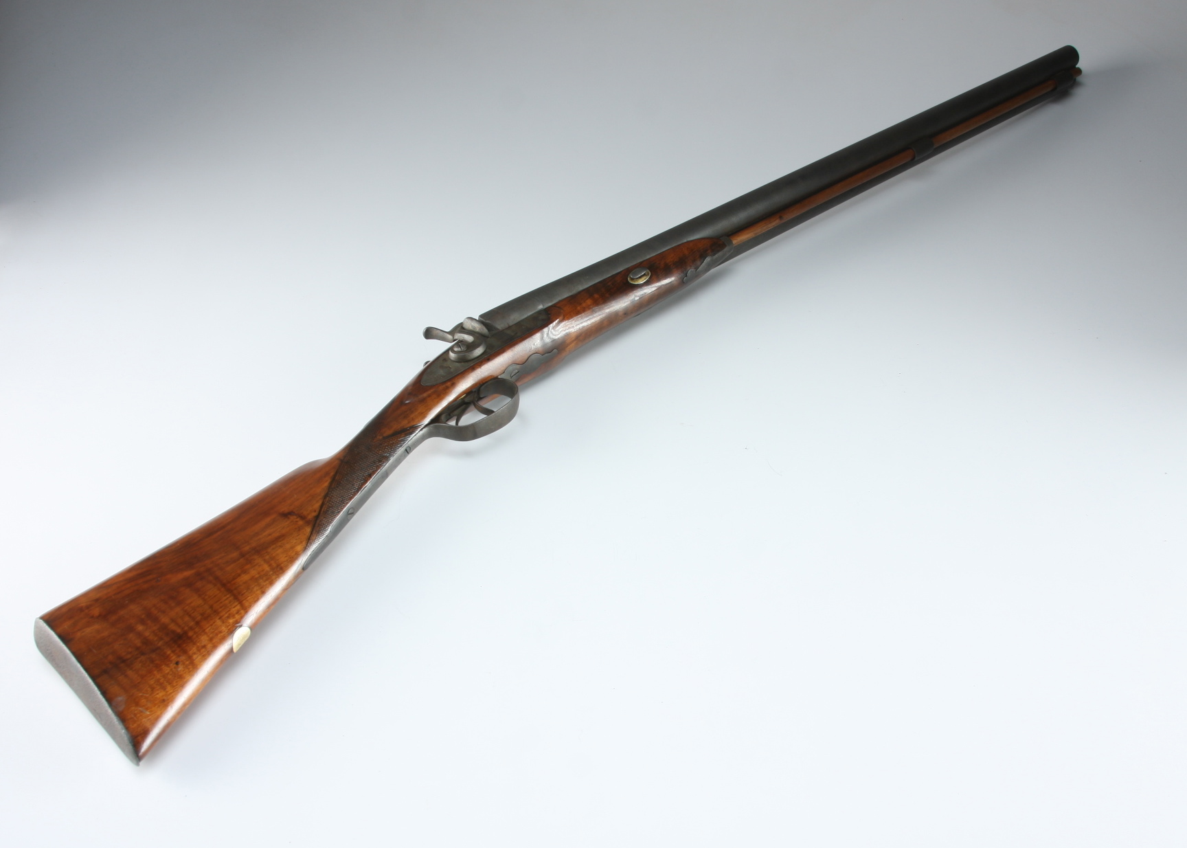 W. Richards Double Barrel Shotgun, Side by Side, Mid 19th Century ...