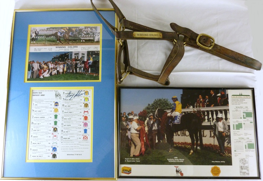 Racehorse "Winning Colors" Bridle and Signed Program | EBTH