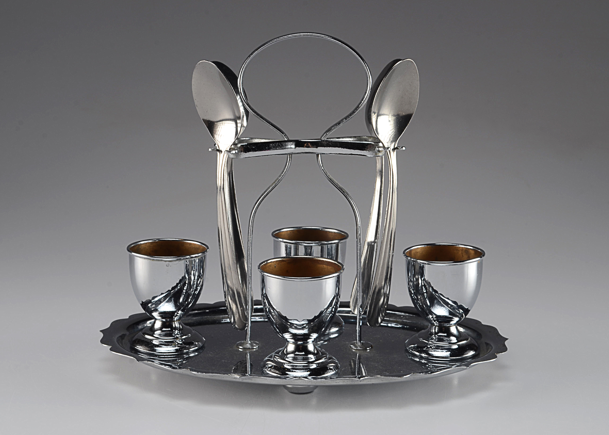 Silver Plate Egg Caddy | EBTH