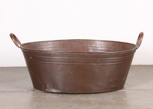 Copper Oval Wash Tub : EBTH