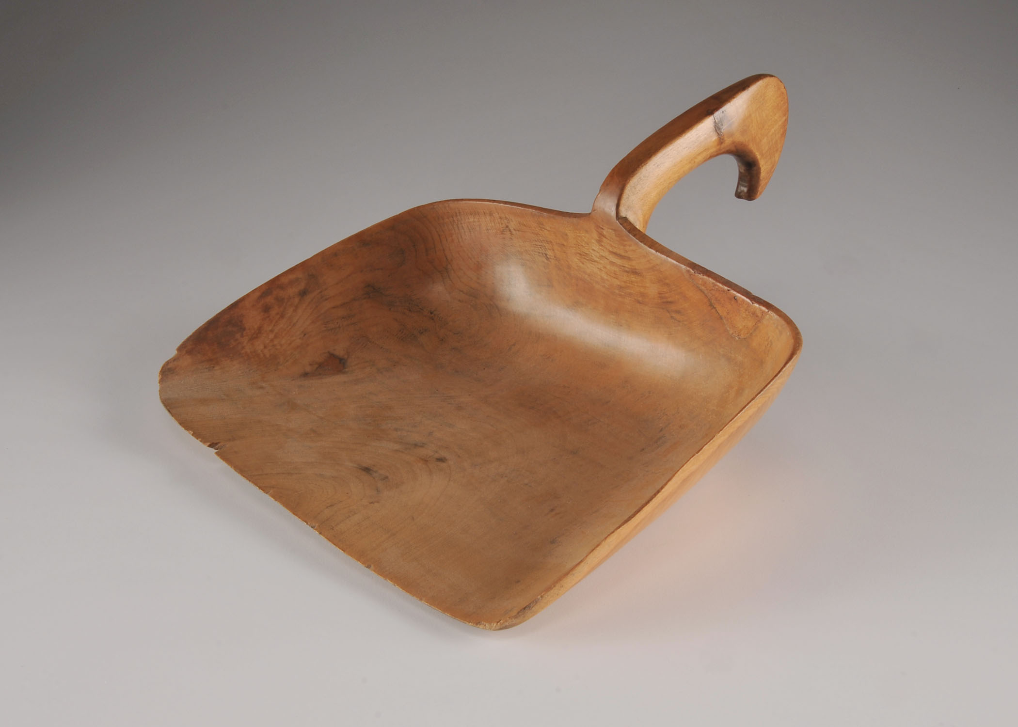Hand Carved Wooden Dust Pan | EBTH
