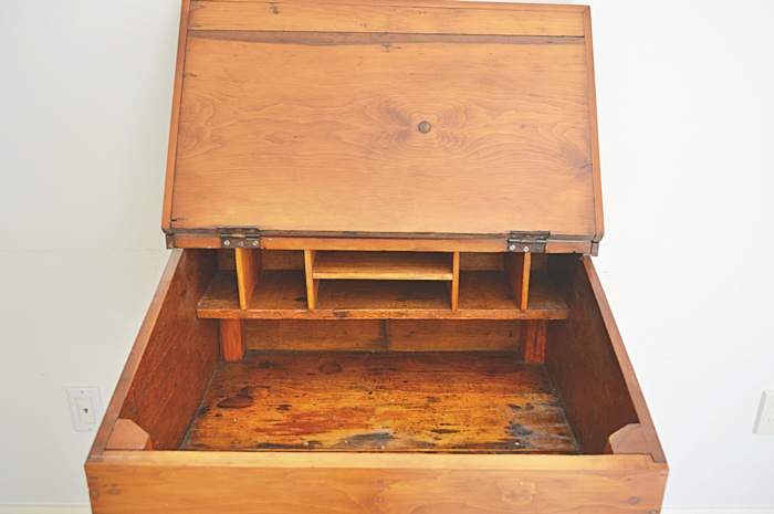 19th Century Antique Pine Headmaster's Desk | EBTH