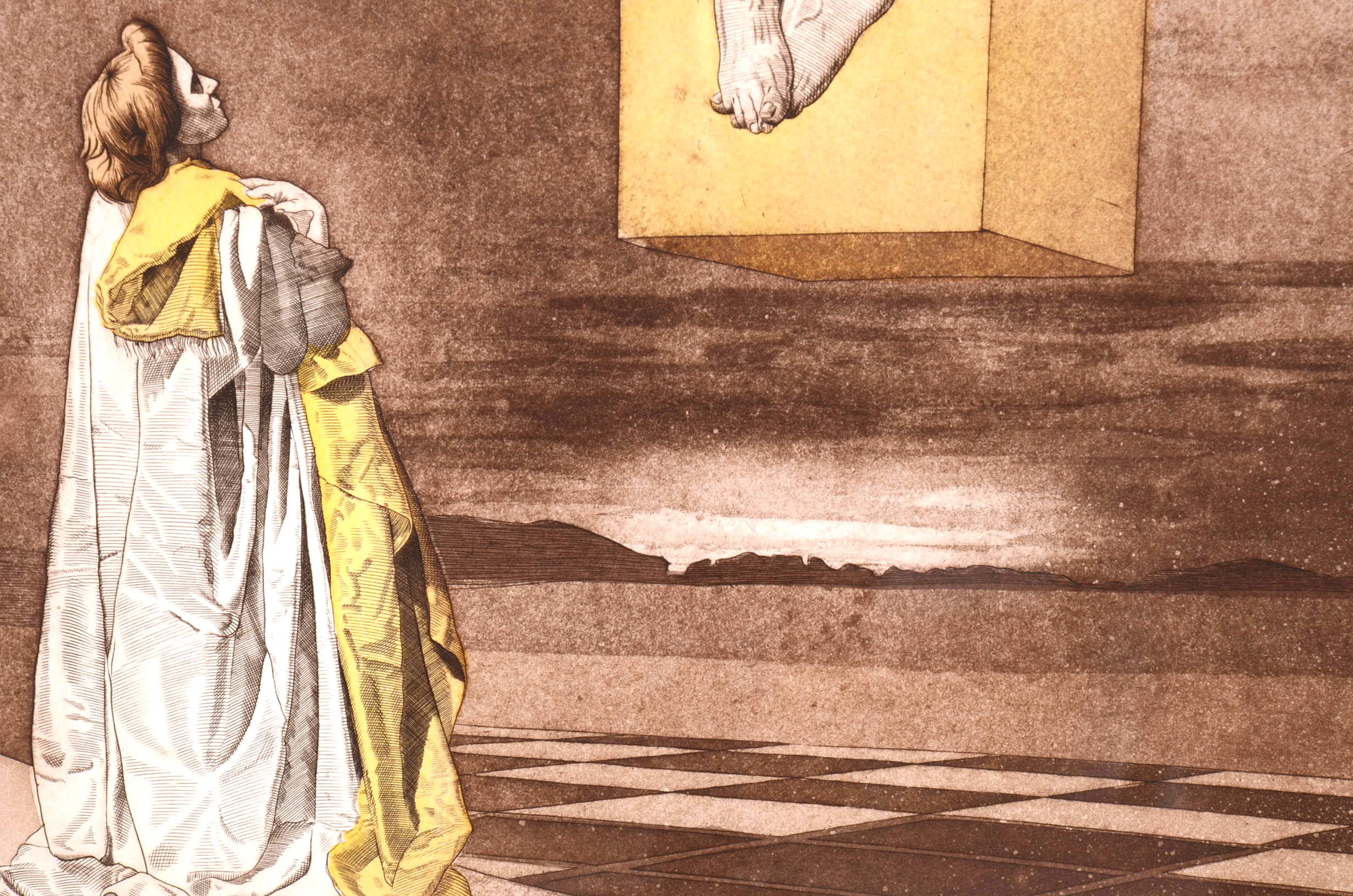 Original Salvador Dali Crucifixion (Corpus Hypercubus) | EBTH