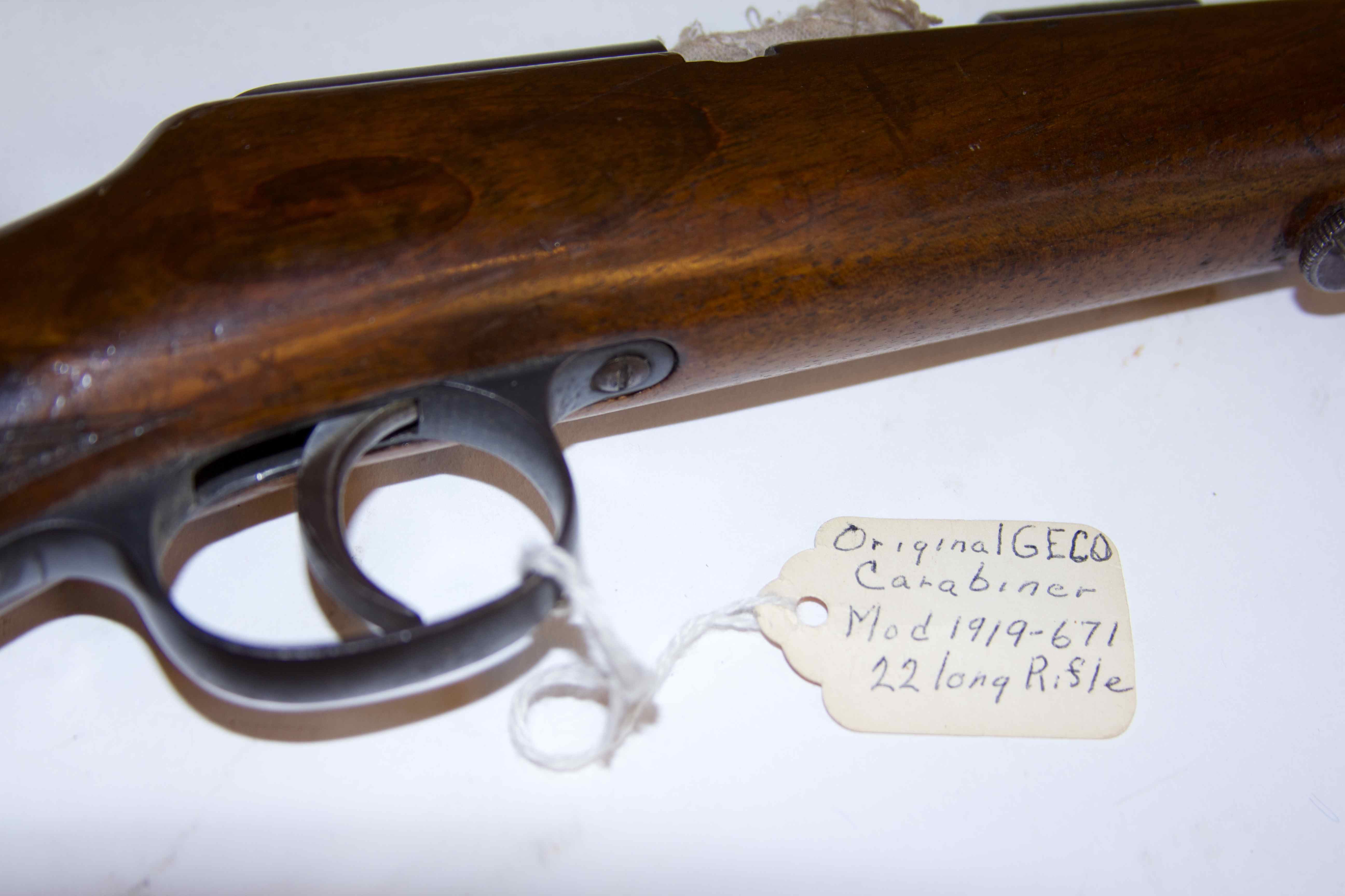 ORIGINAL "GECO" .22LR MODEL 1919 | EBTH