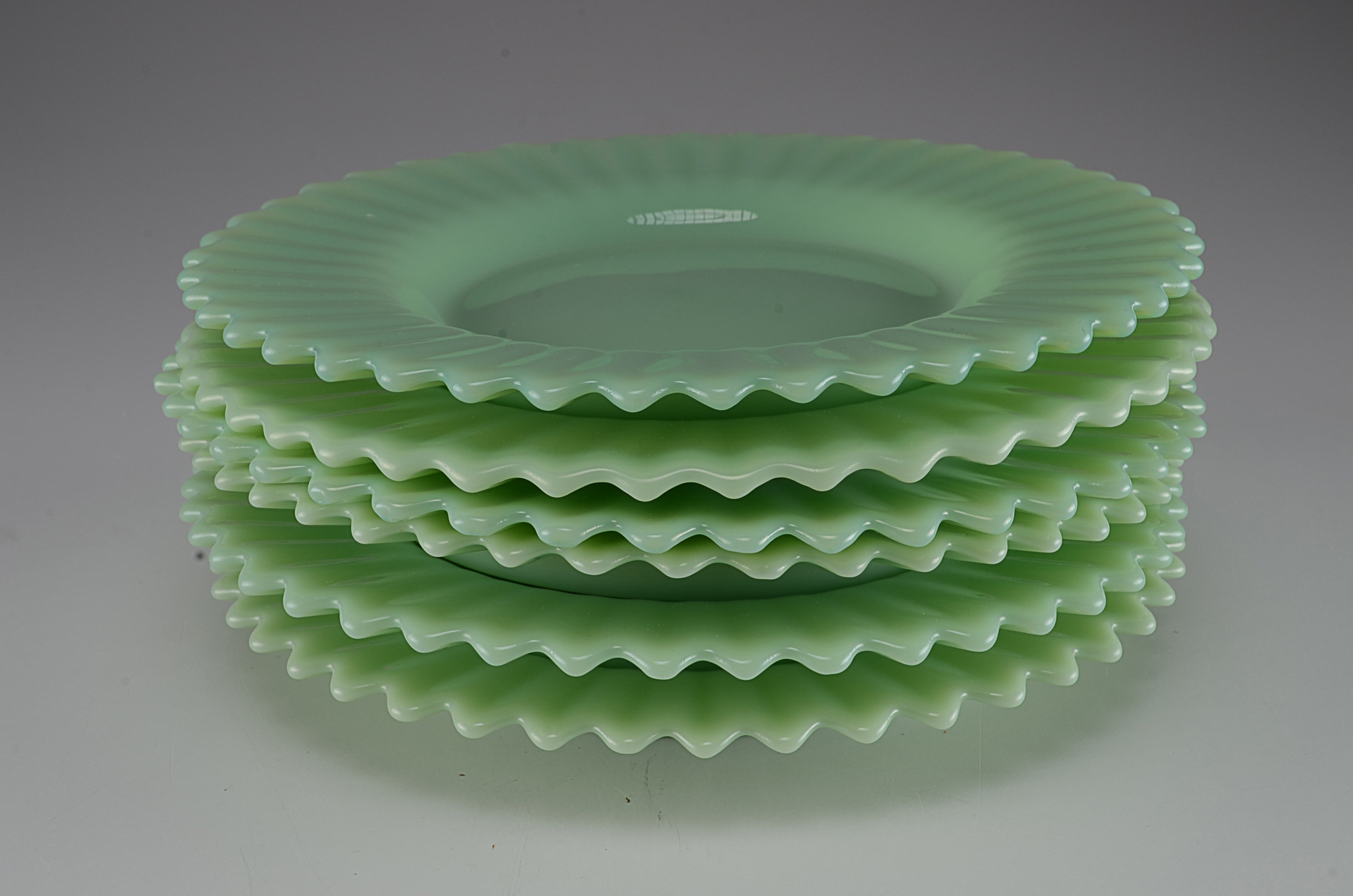 Reproduction Jadeite Luncheon Plates | EBTH