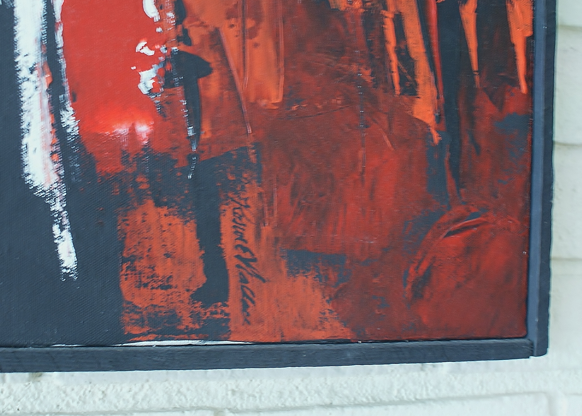 Roscoe Wallace Abstract Oil On Canvas painting 2 | EBTH