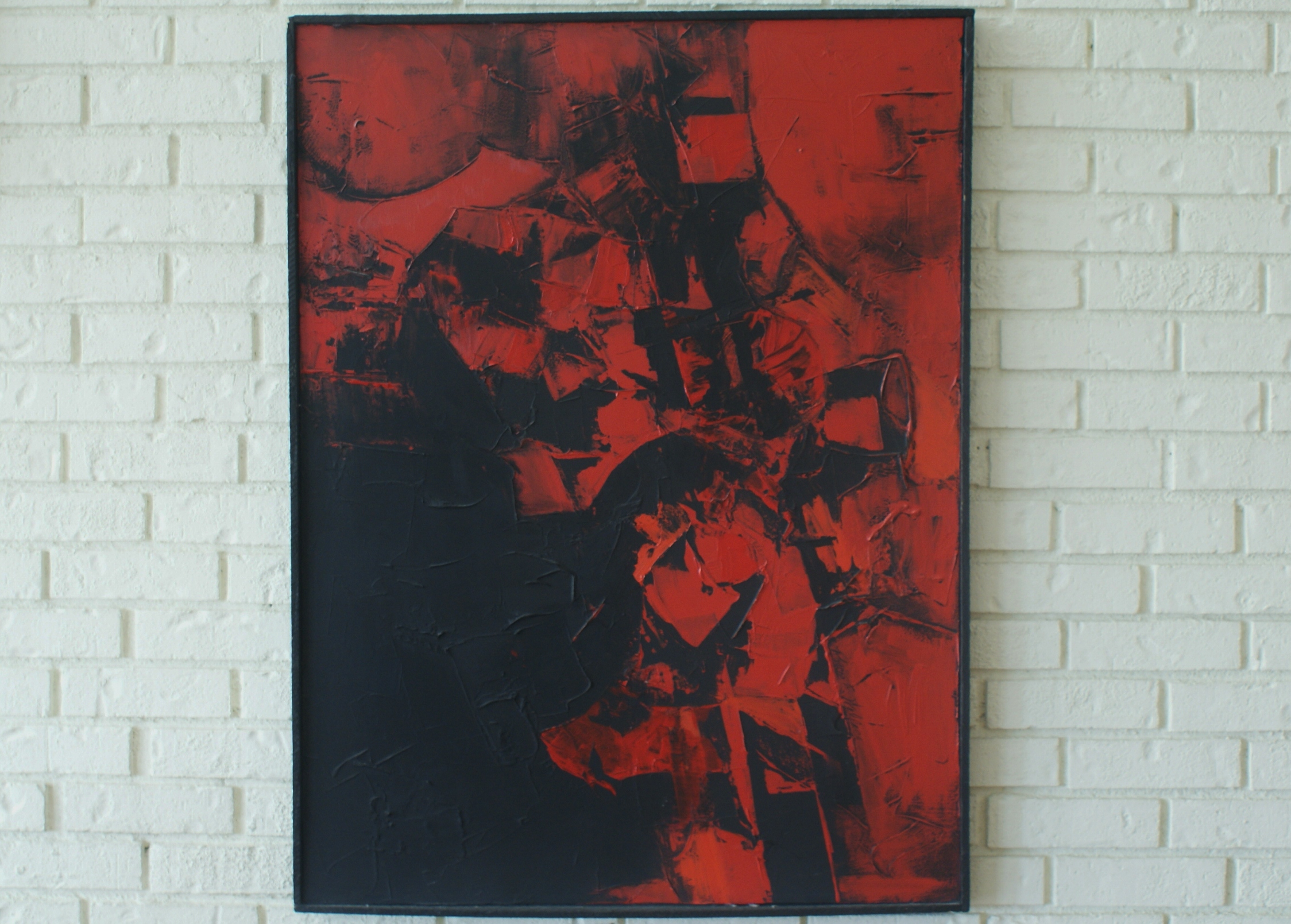 Roscoe Wallace Original Oil on Canvas Abstract painting | EBTH