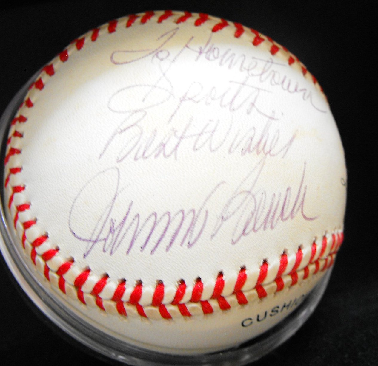 Big Red Machine Autographed Baseball Display | EBTH