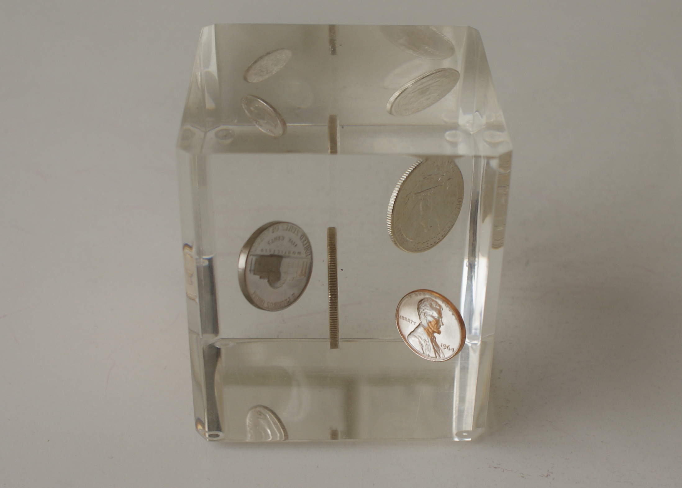 Vintage Lucite Paper Weight | EBTH