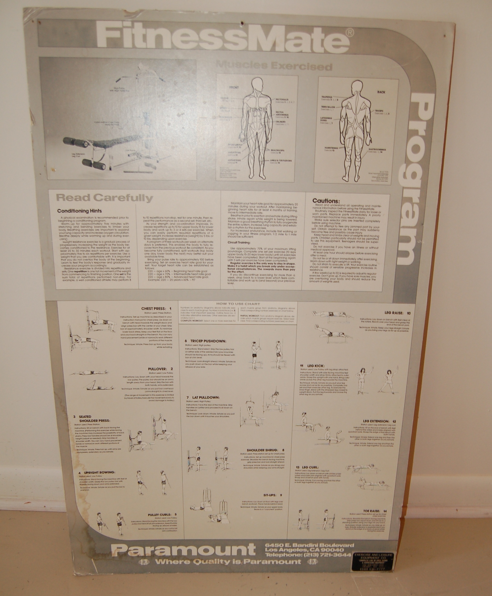 Paramount Fitness Mate Exercise Machine | EBTH