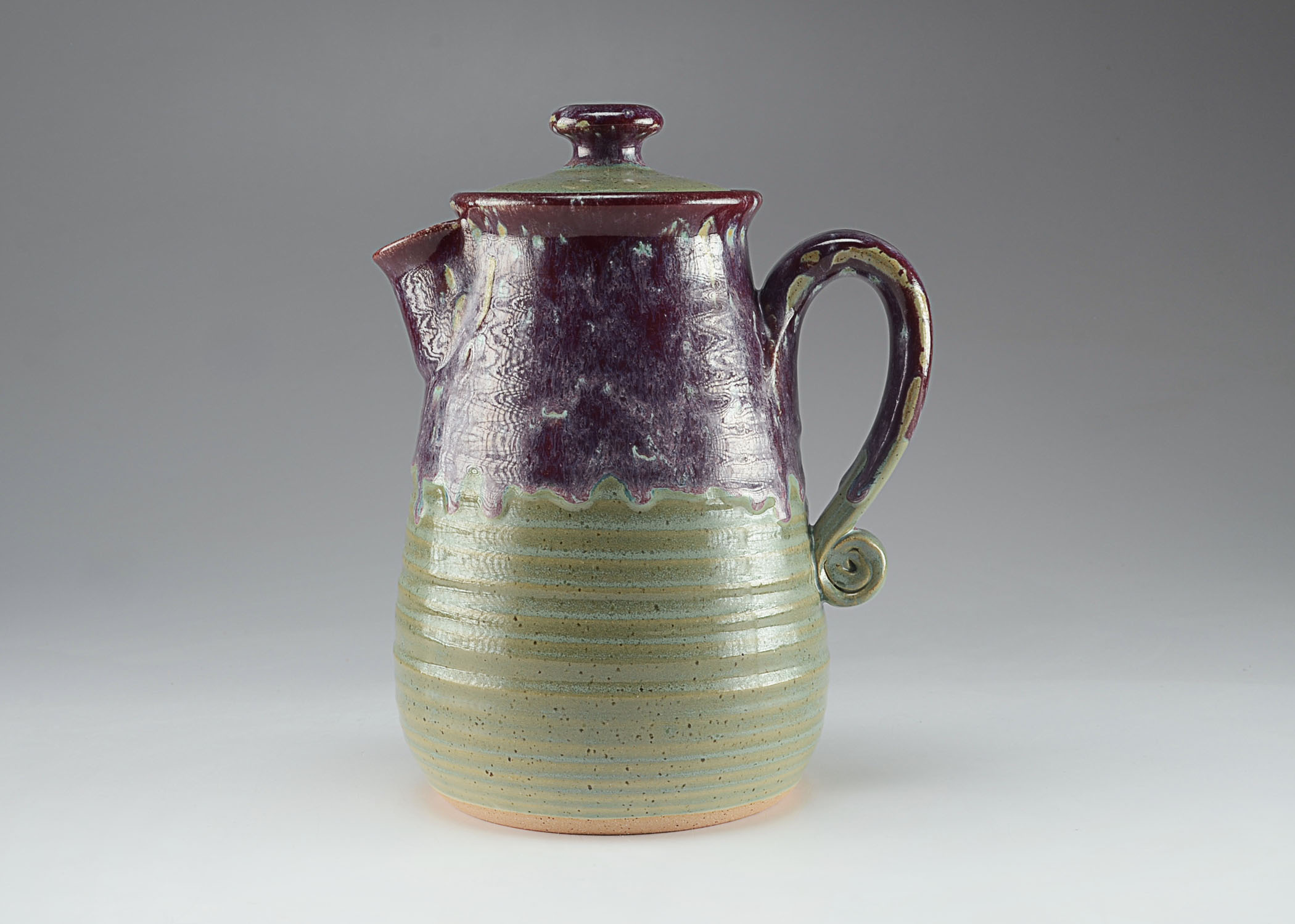 Artisan Stoneware Jug, Parsley Pottery | EBTH