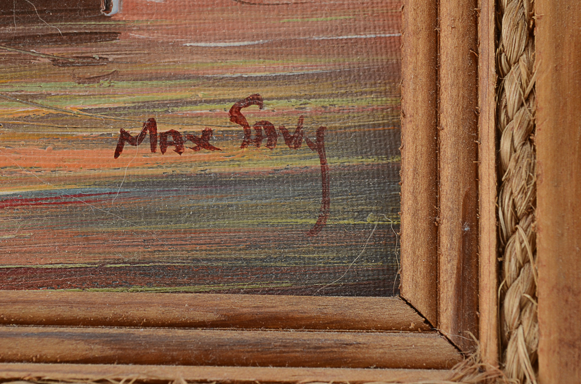 Original Max Savy Oil on Academy Board Painting | EBTH