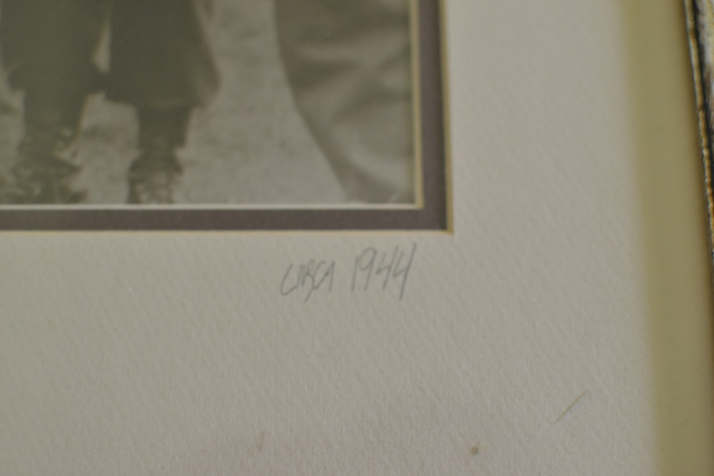 Eisenhower, Patton, and Bradley Framed Photograph | EBTH