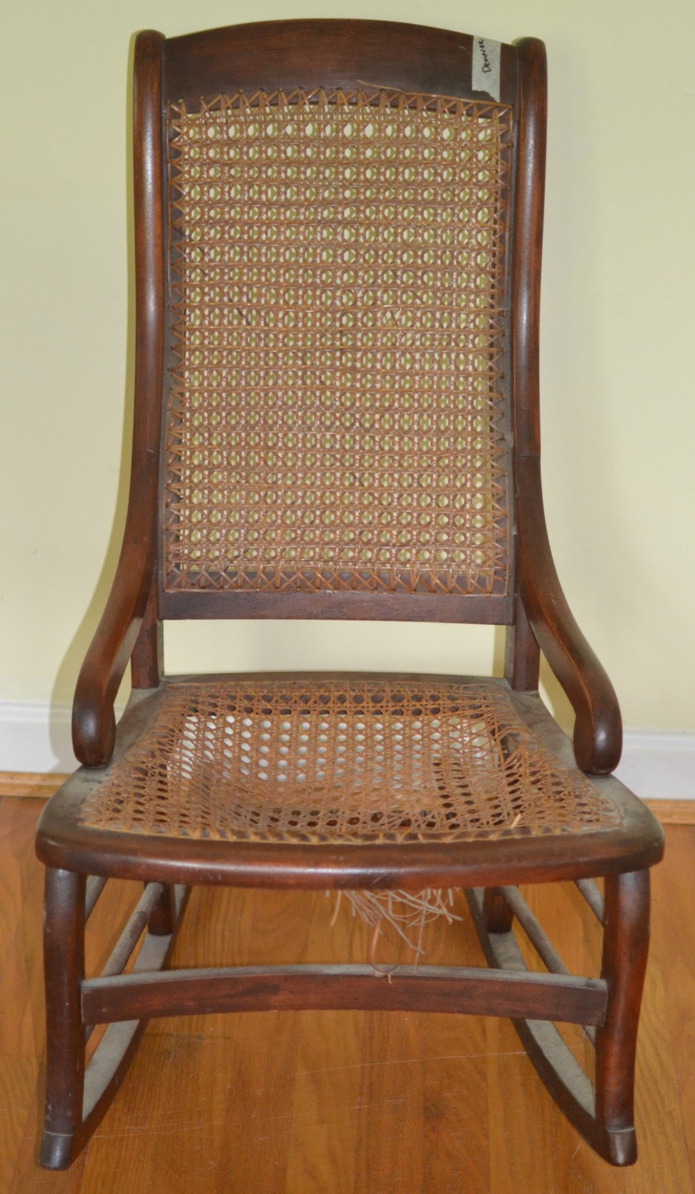 Cane Back & Seat Rocking Chair | EBTH