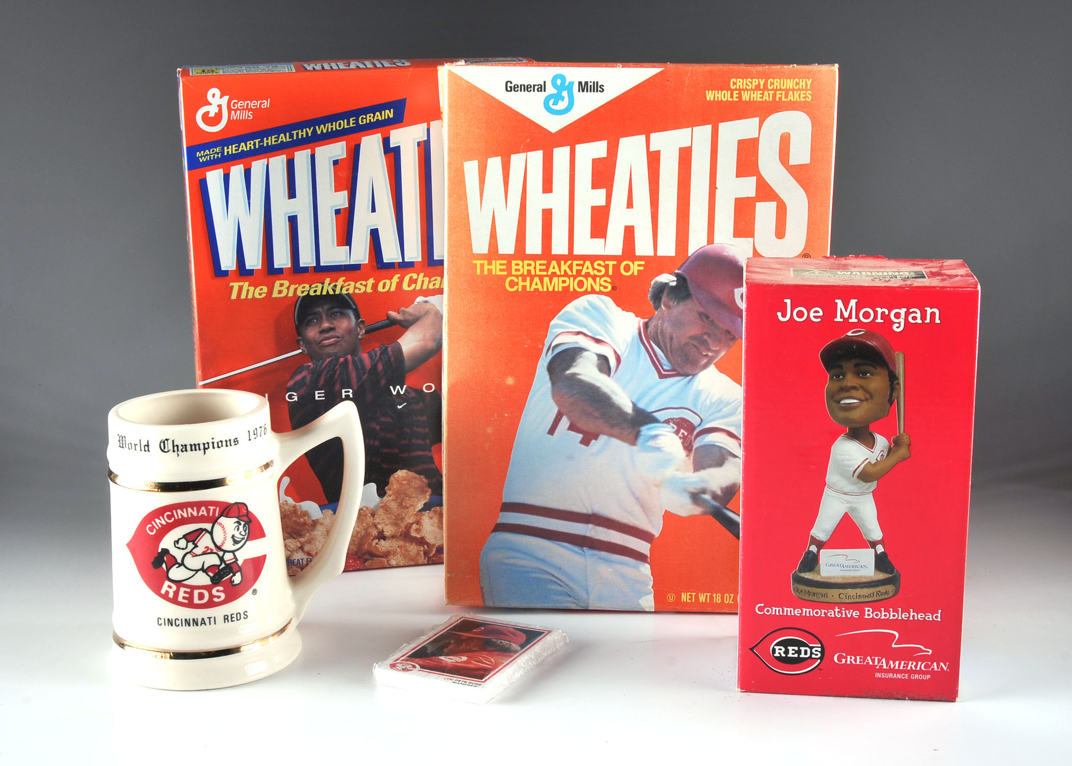 Wheaties (Tiger Woods & Pete Rose), Joe Morgan Bobblehead and ...