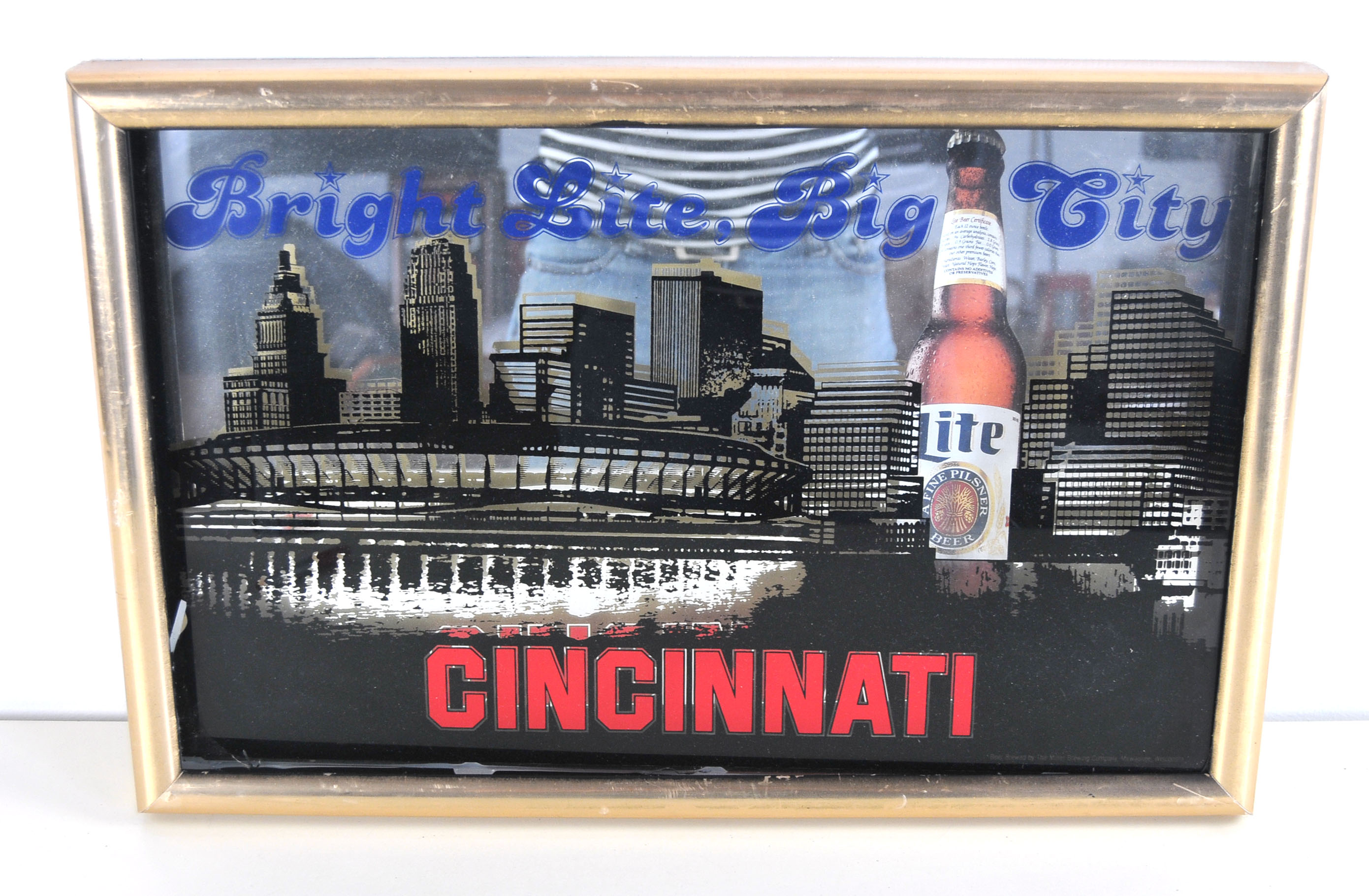 Cool Vintage Cincinnati Lite Beer Sign | EBTH