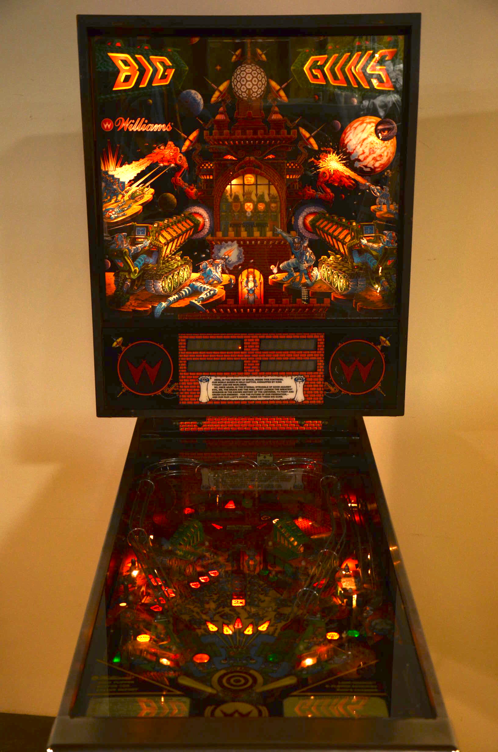 Big Guns Pinball Game by Williams | EBTH