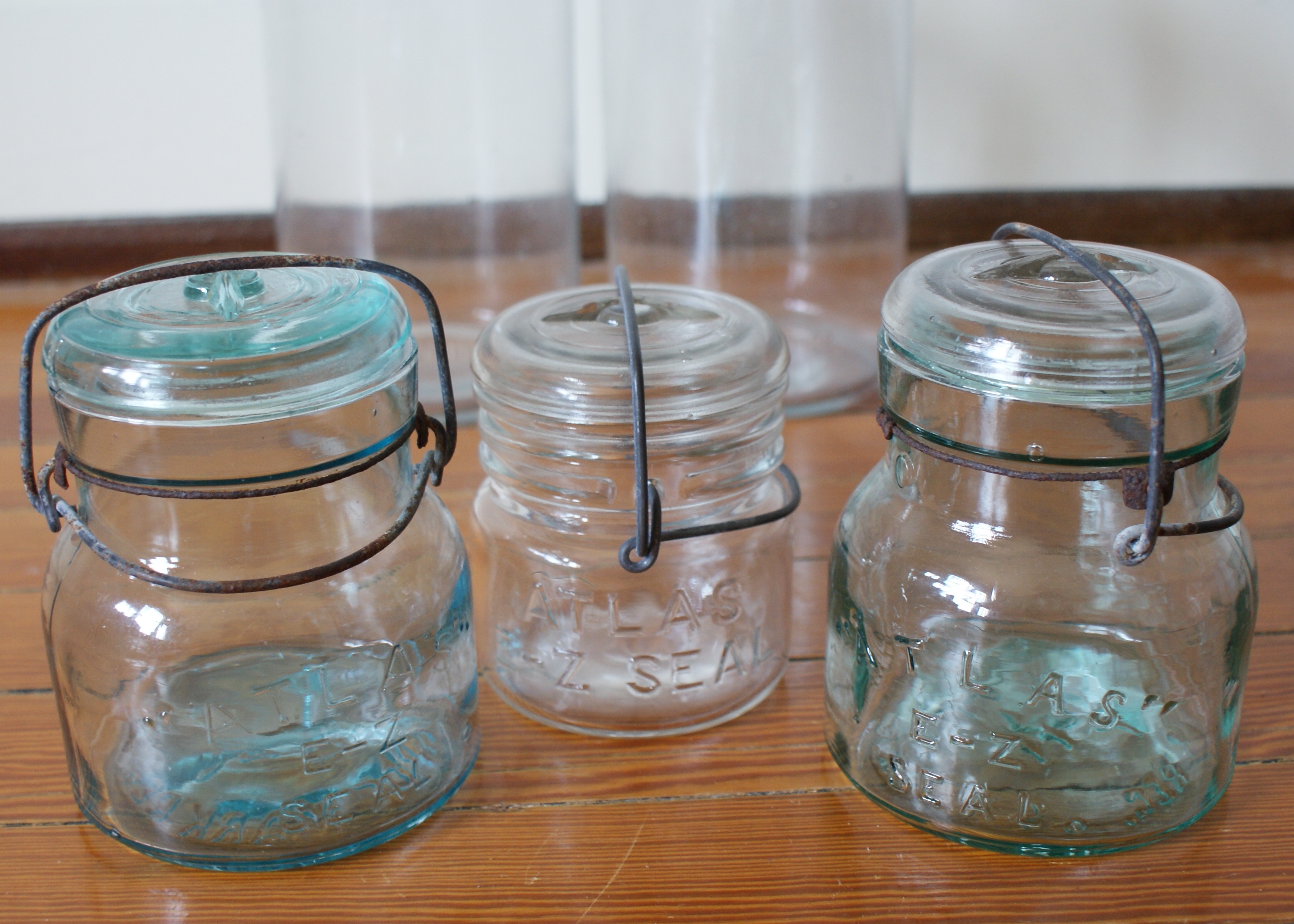 Lot Of Antique Glass Containers | EBTH