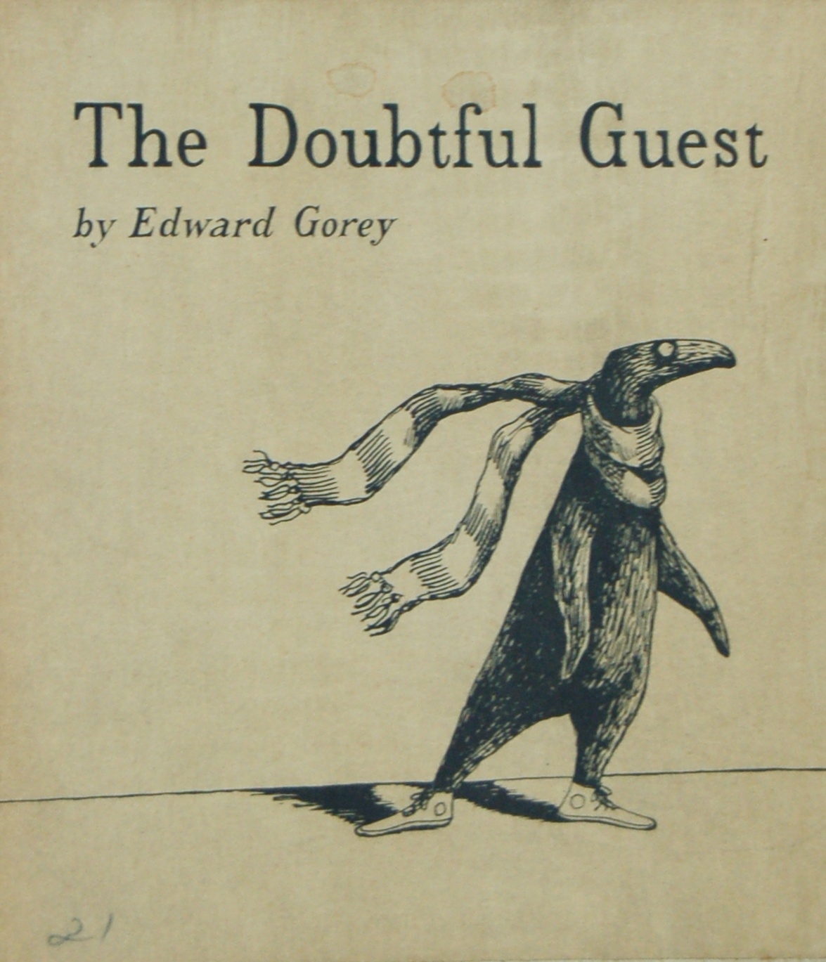 Signed Limted Edtion Edward Gorey "The Doubtful Guest" Doll | EBTH