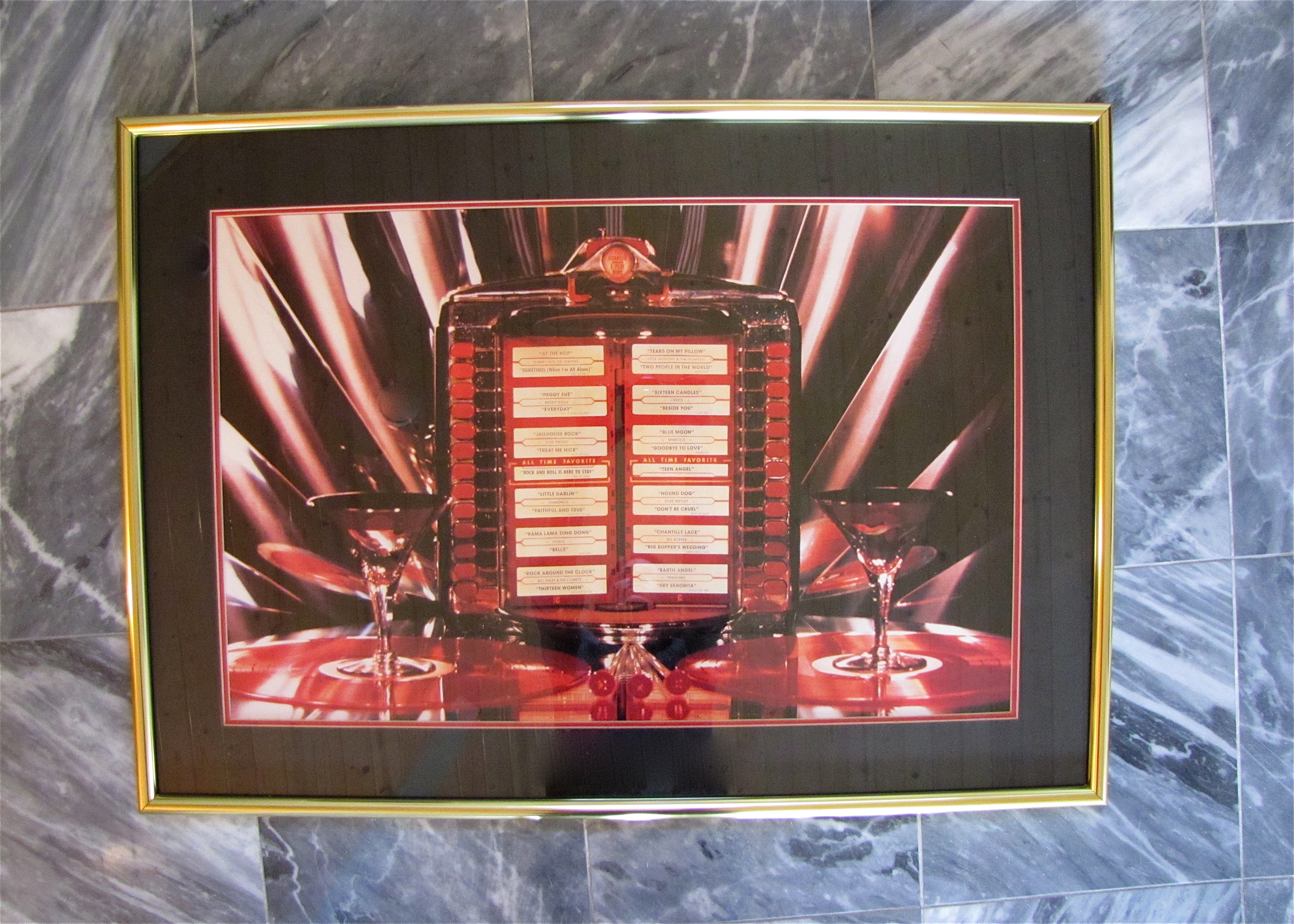 Framed Jukebox Poster | EBTH
