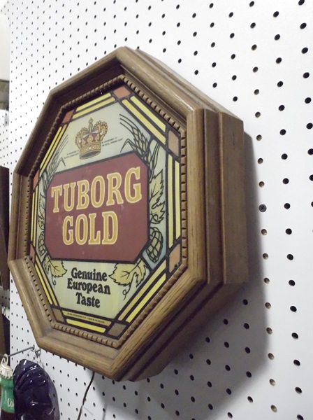 Lighted Tuborg Gold Beer Sign | EBTH