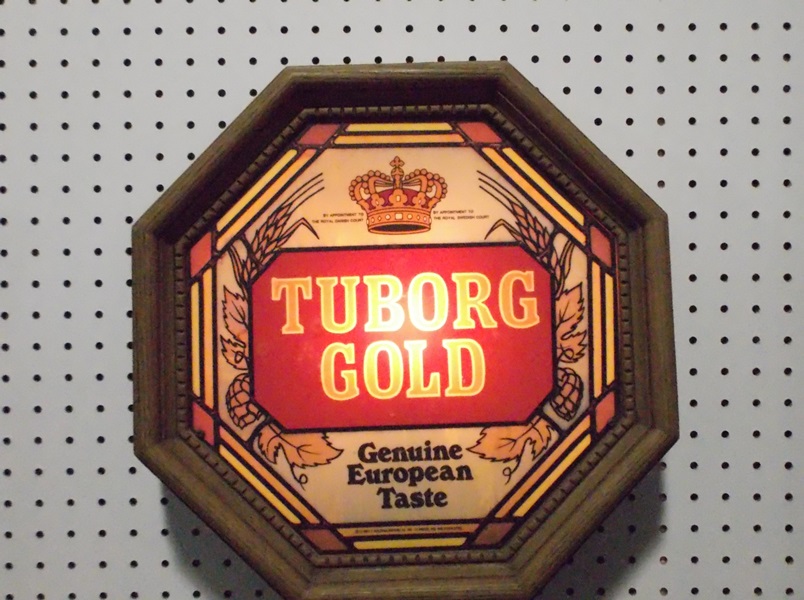 Lighted Tuborg Gold Beer Sign | EBTH
