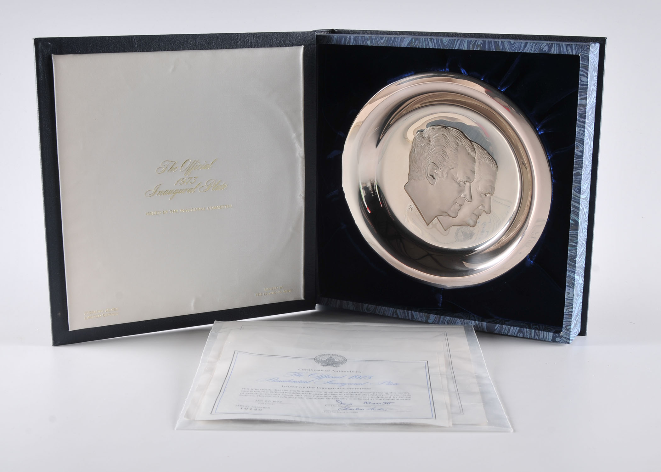 1973 Sterling Silver Presidential Inaugural Plate | EBTH