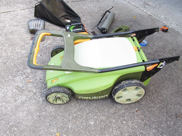 Neuton CE6 Battery Powered Mower And Attachments | EBTH