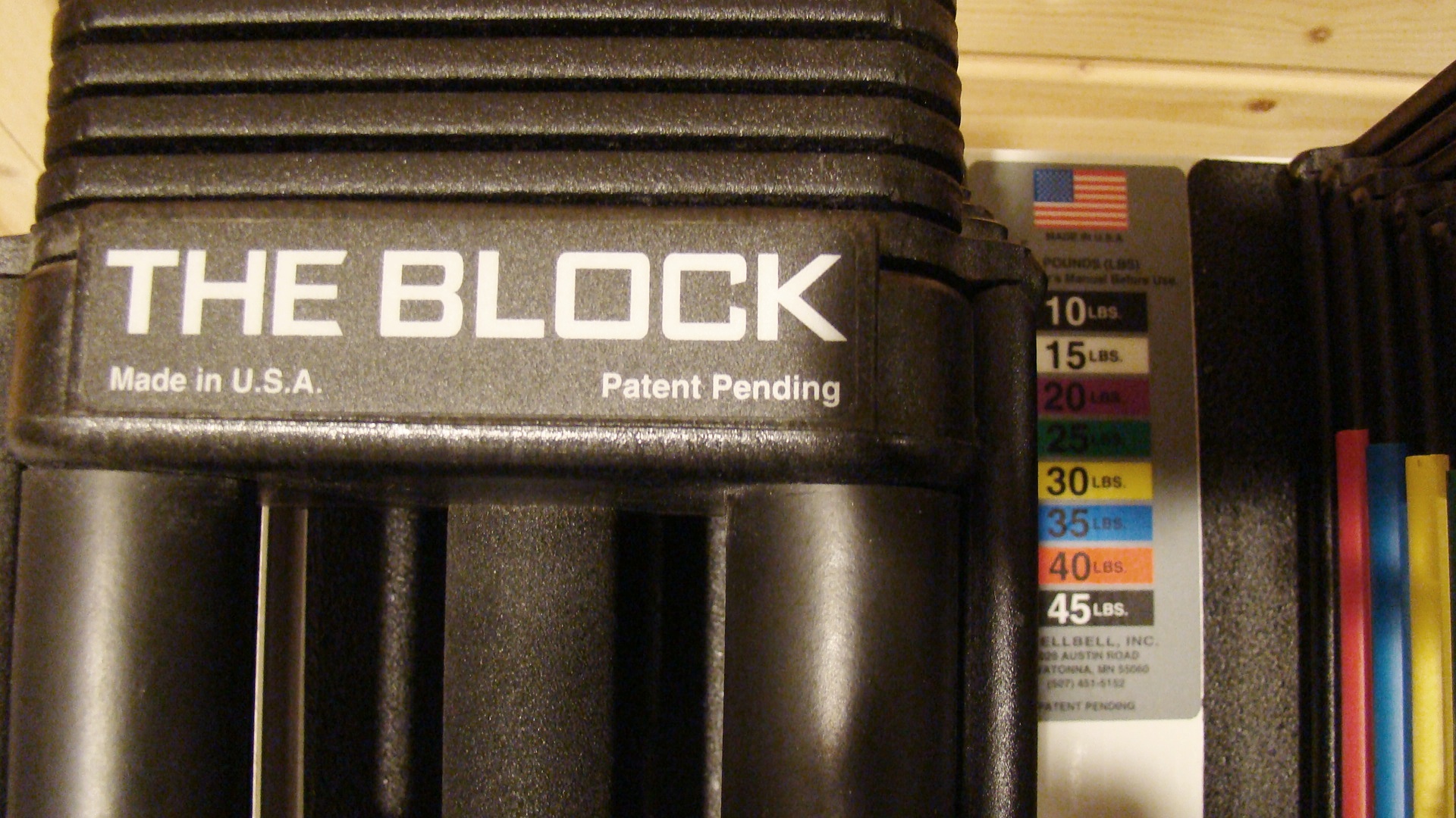 Power Block Classic 45-Set Adjustable Dumbbell and Stand | EBTH