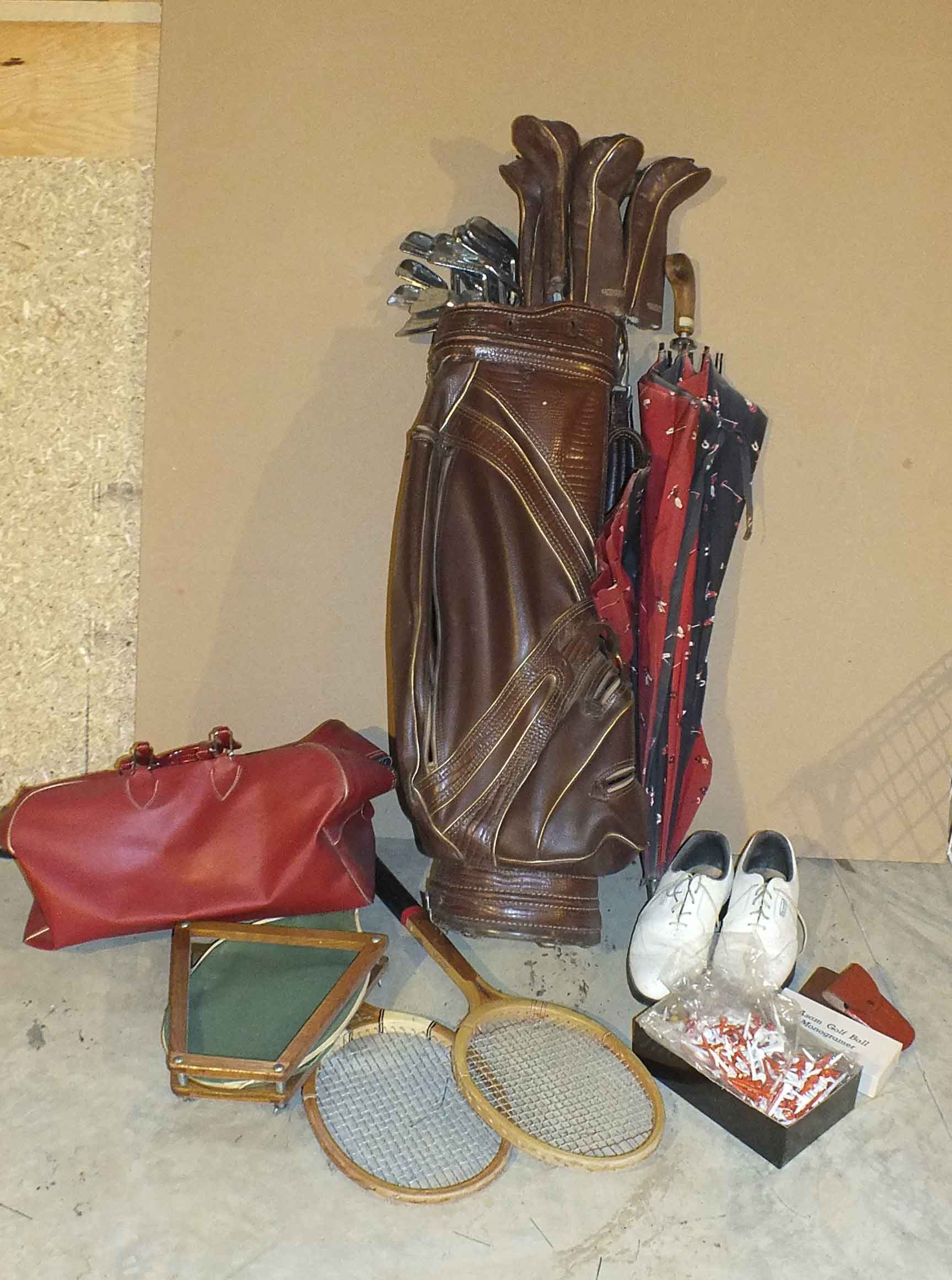Vintage Set of First Flight Golf Clubs and More | EBTH