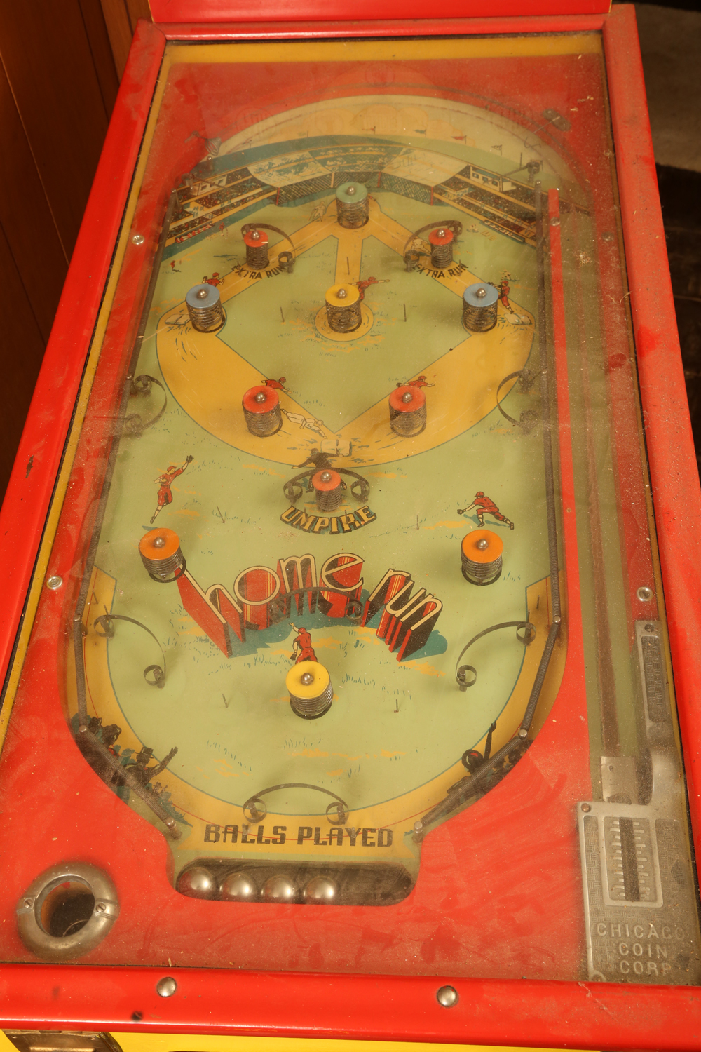 1937 "Home Run" Chicago Coin Pinball Machine | EBTH