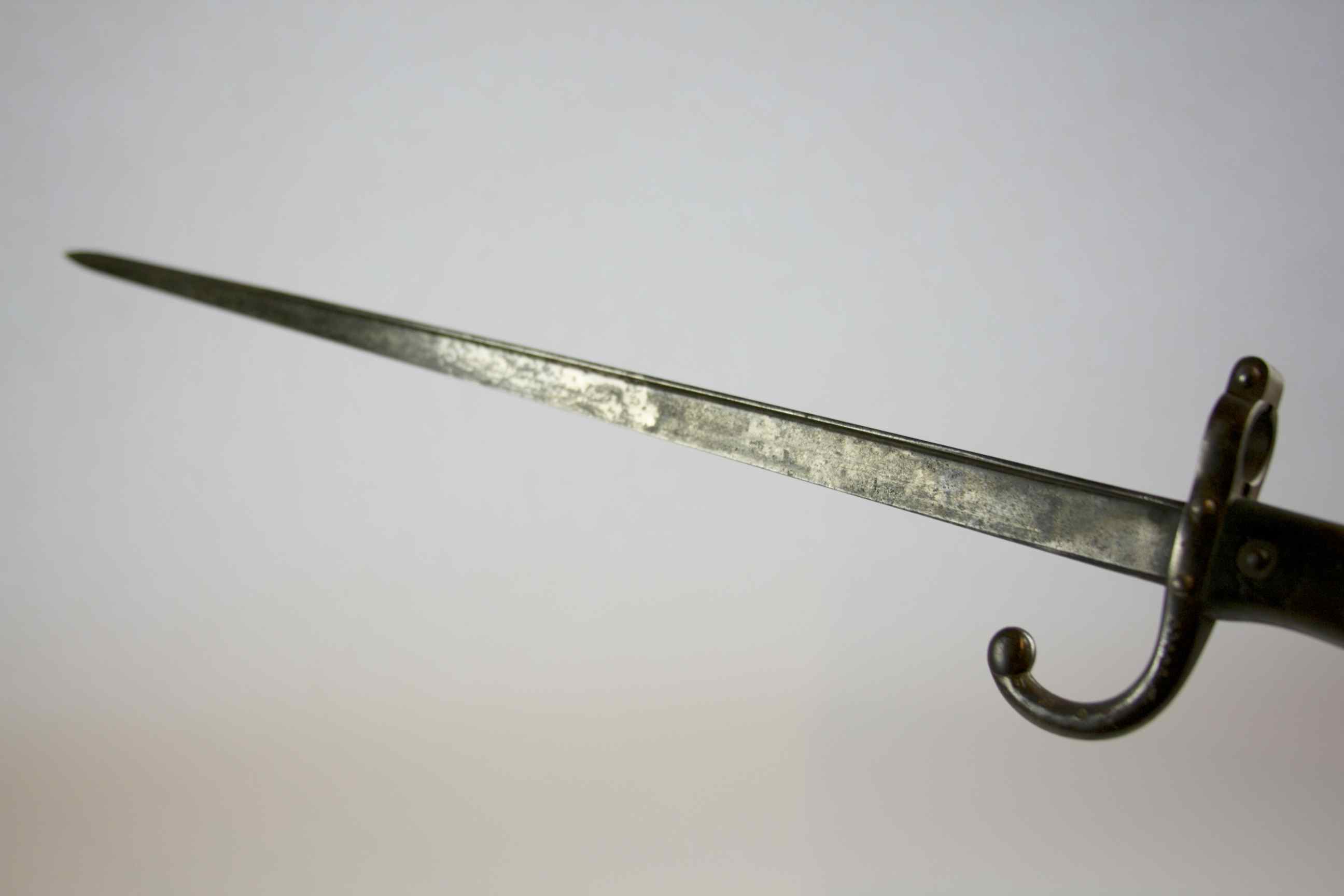 1880s French Infantry Bayonet with Scabbard | EBTH