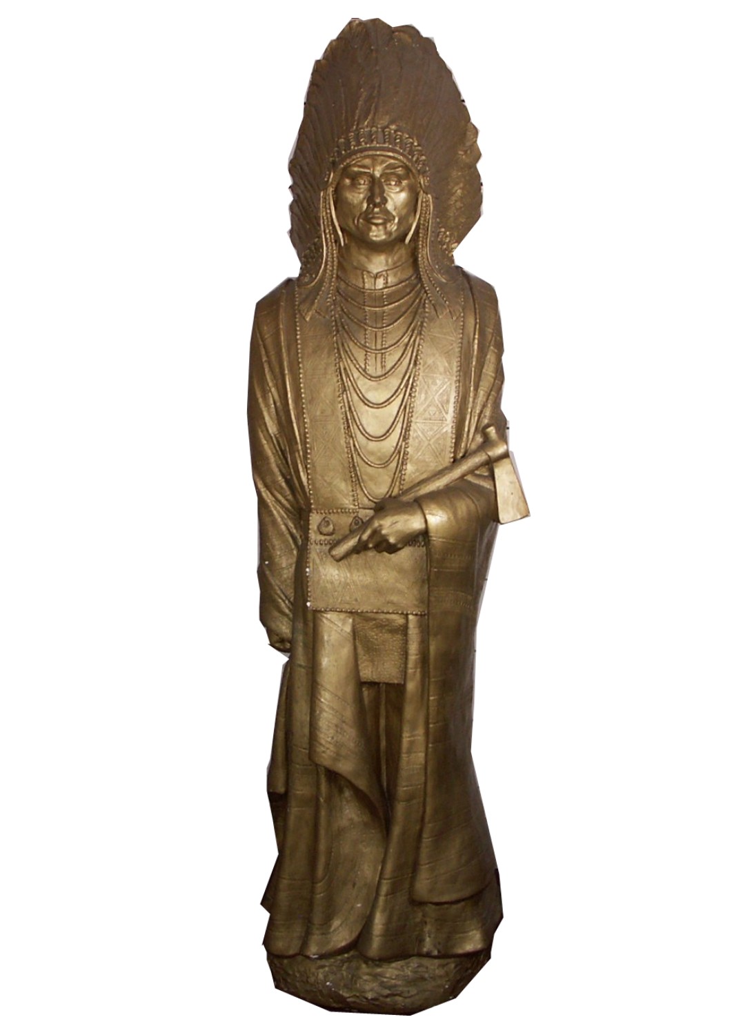 Florentine Art Studio Plaster 61" Indian - Signed Apsit | EBTH