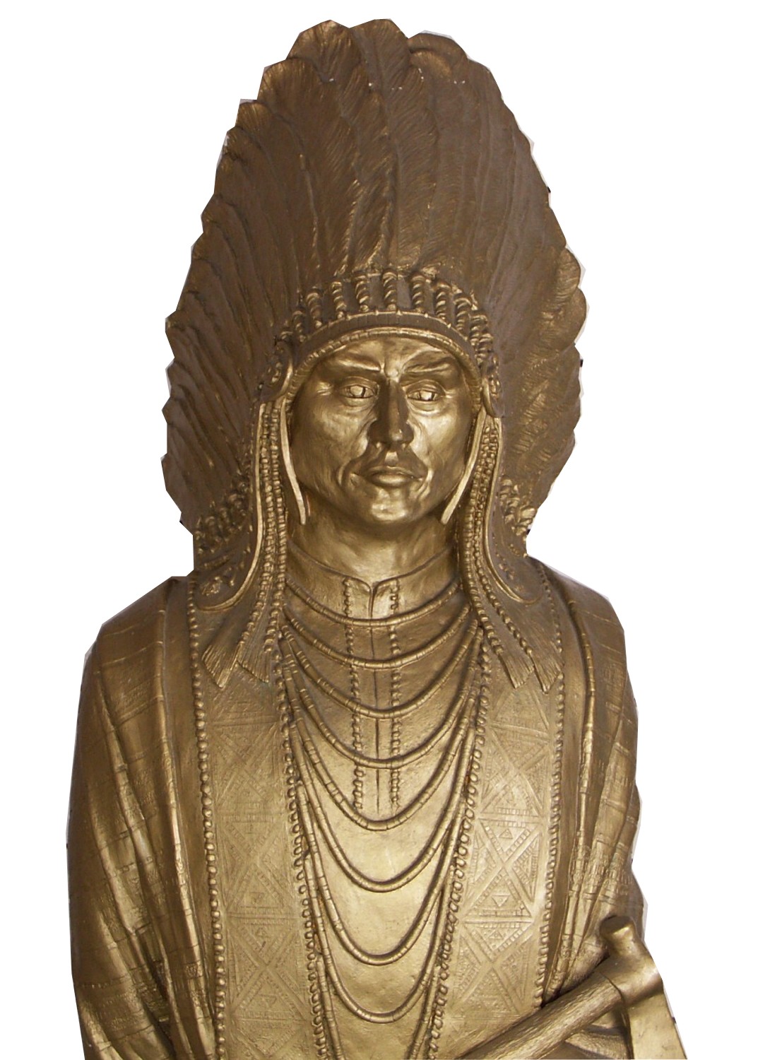 Florentine Art Studio Plaster 61" Indian - Signed Apsit | EBTH