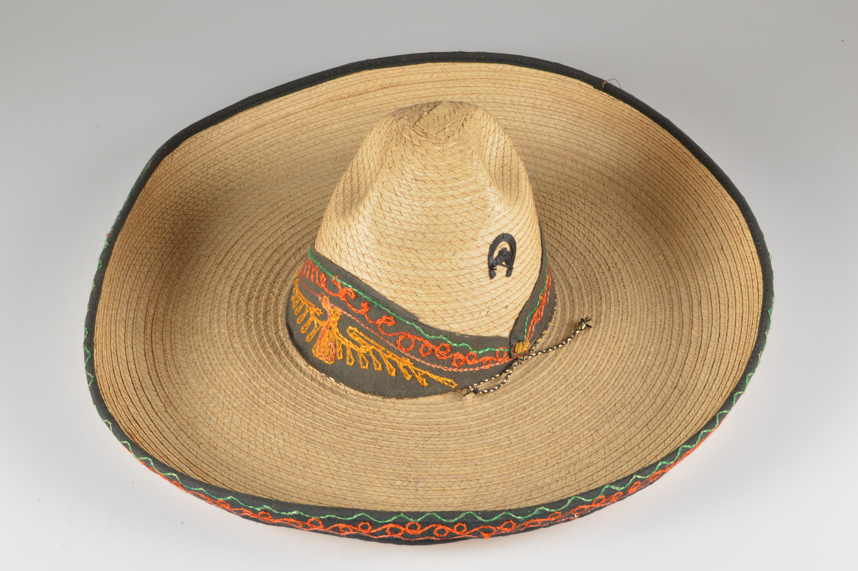 Vintage Natural Straw Sombrero | EBTH