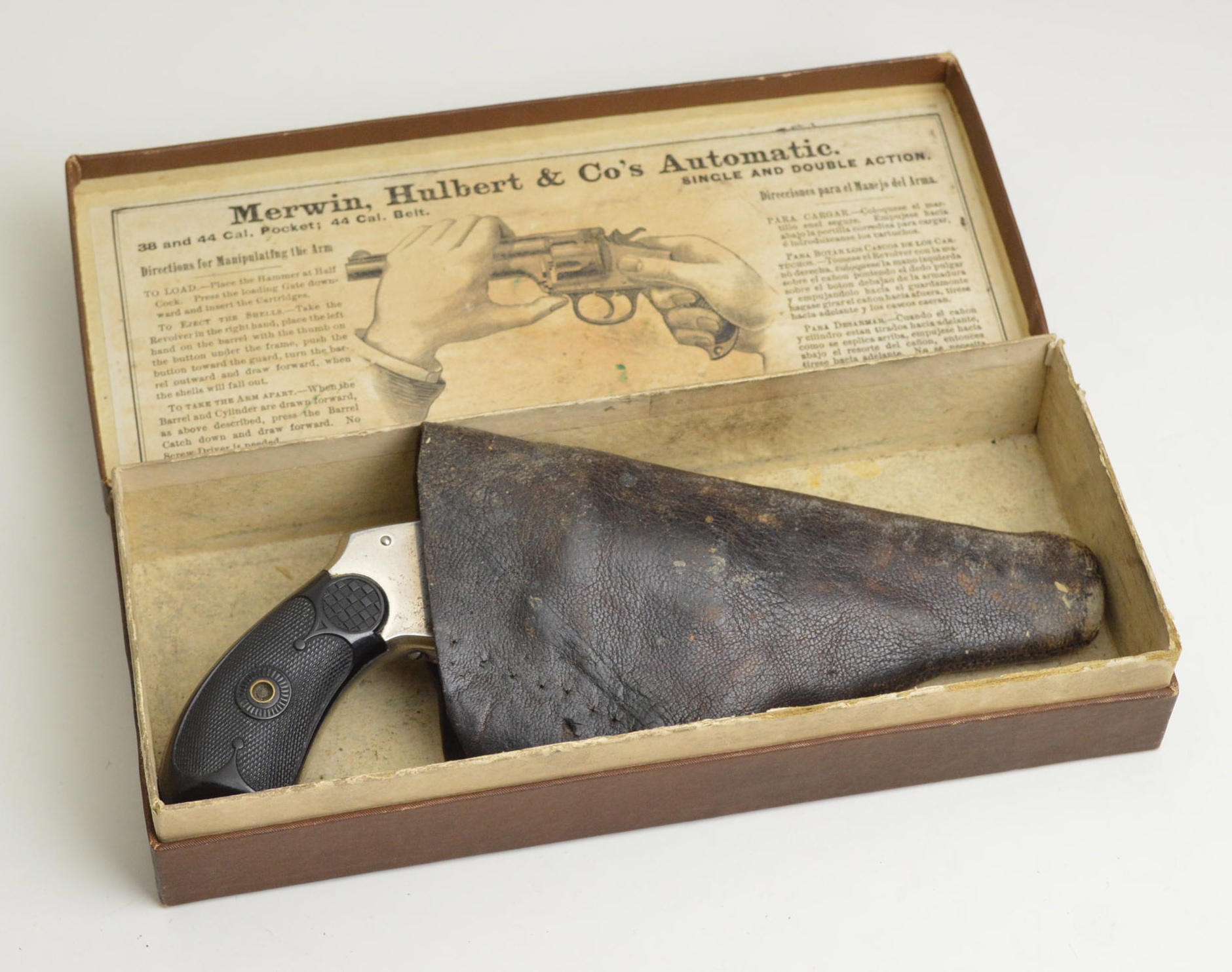 Merwin, Hulbert & Co. .38 Caliber Revolver Pistol | EBTH