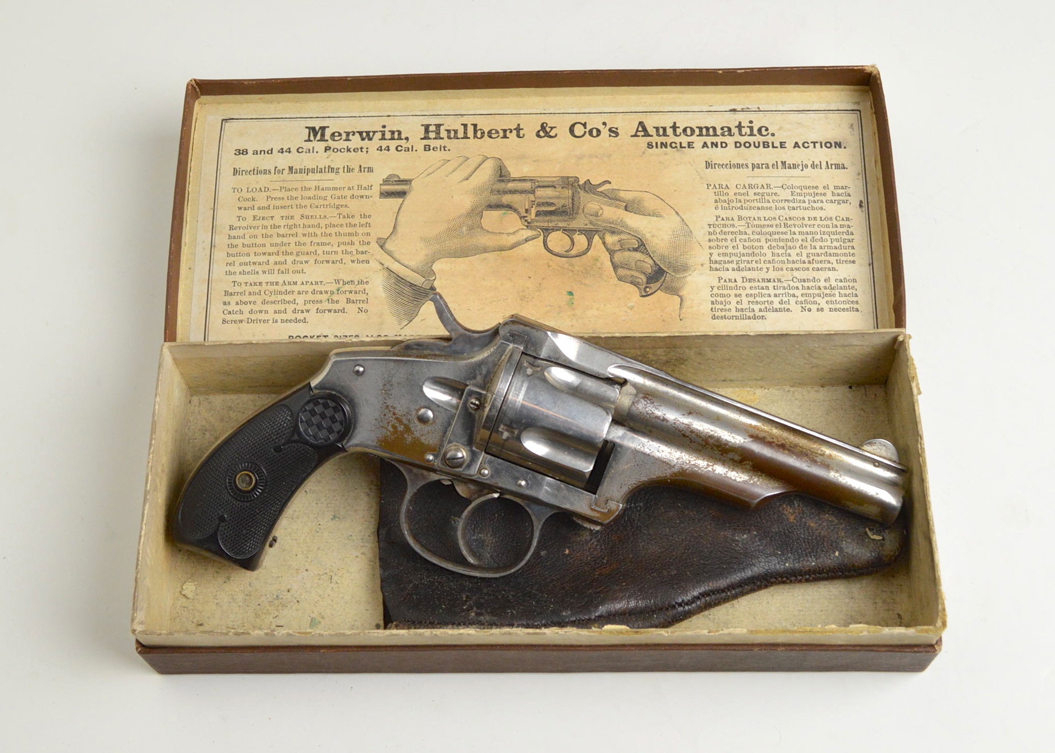 Merwin, Hulbert & Co. .38 Caliber Revolver Pistol | EBTH