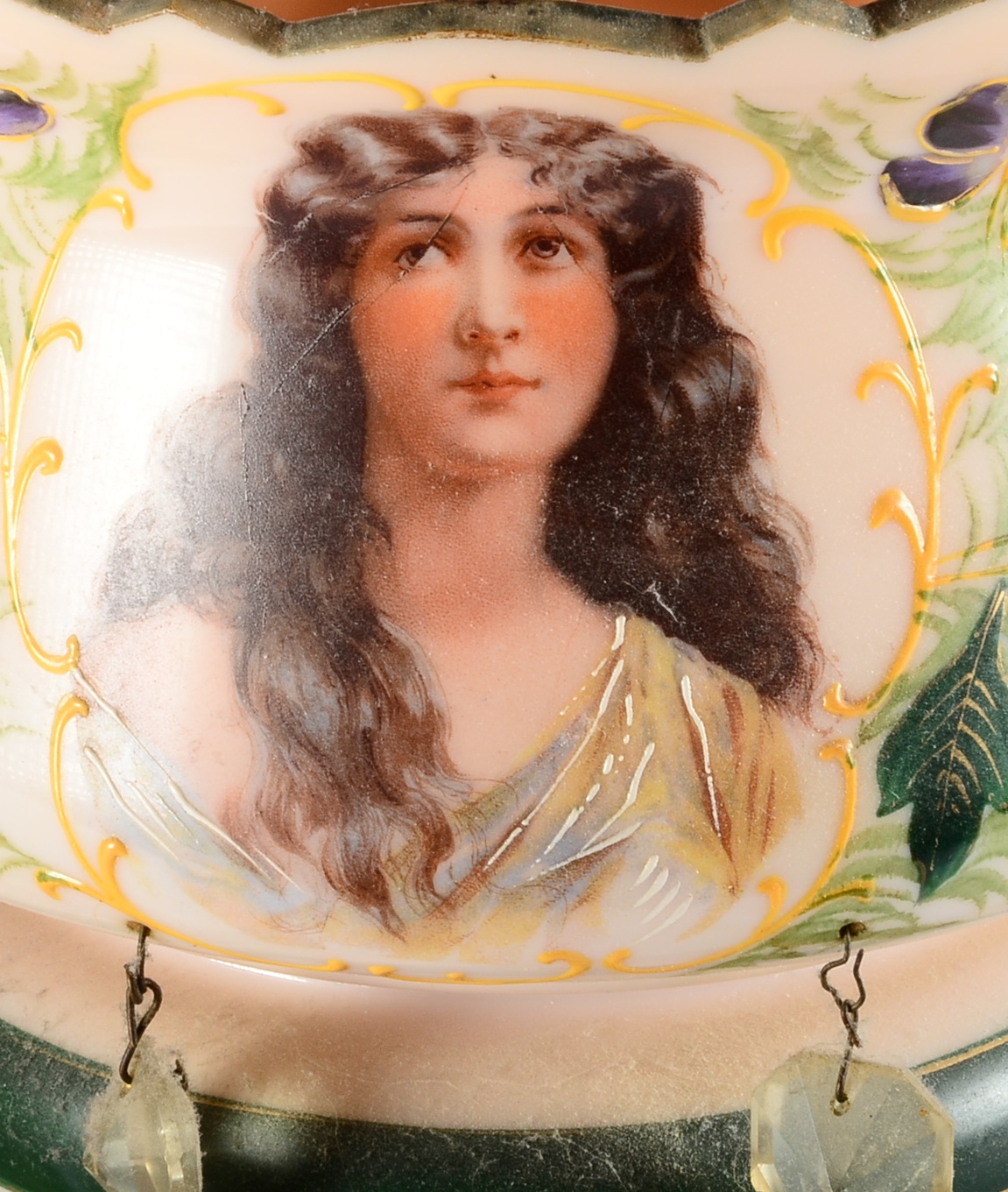 Victorian Handpainted Lusters | EBTH