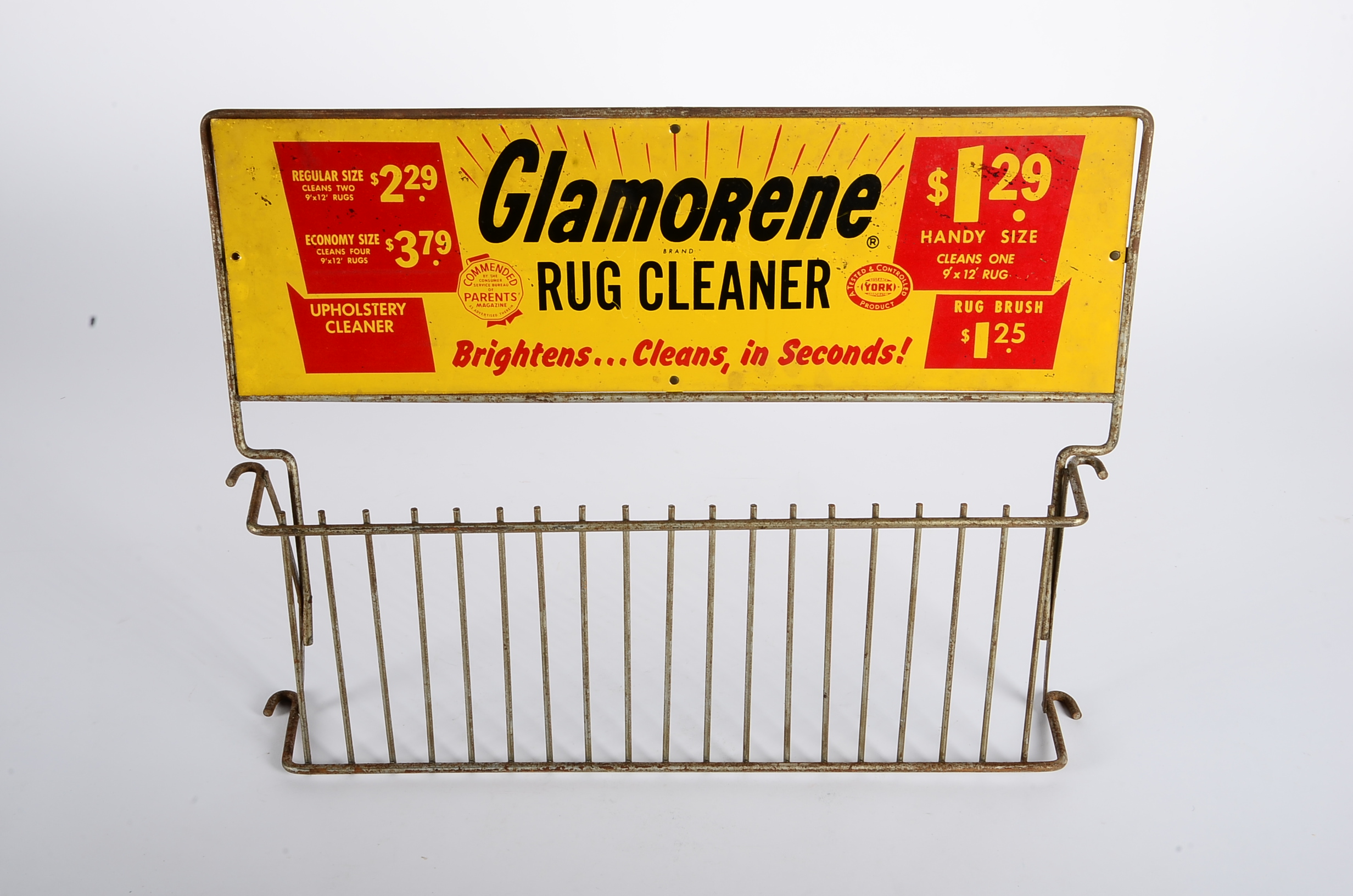 Vintage Glamorene Wall Mount Display Rack Advertising | EBTH