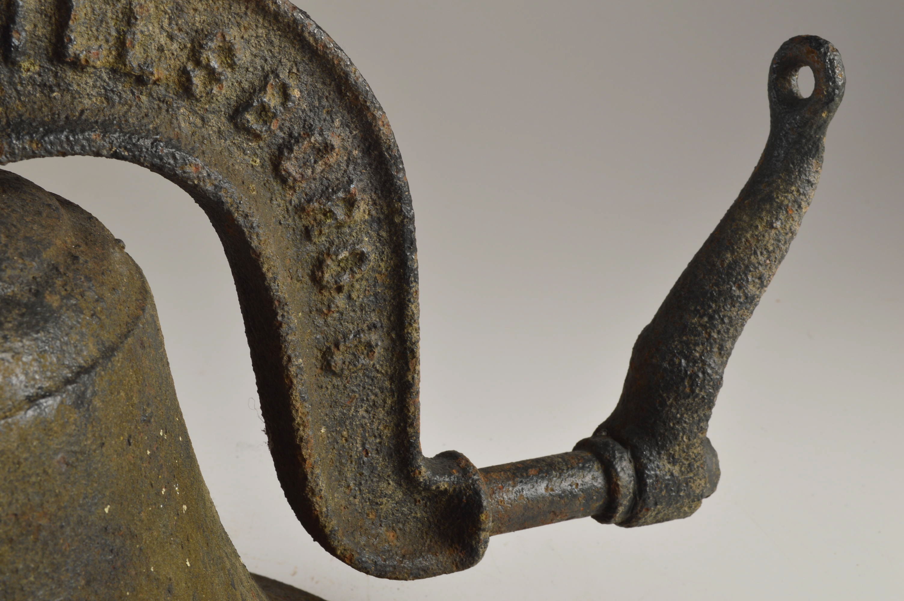 1800's Cast Iron Farm Bell and Yoke, with Bell Upright | EBTH