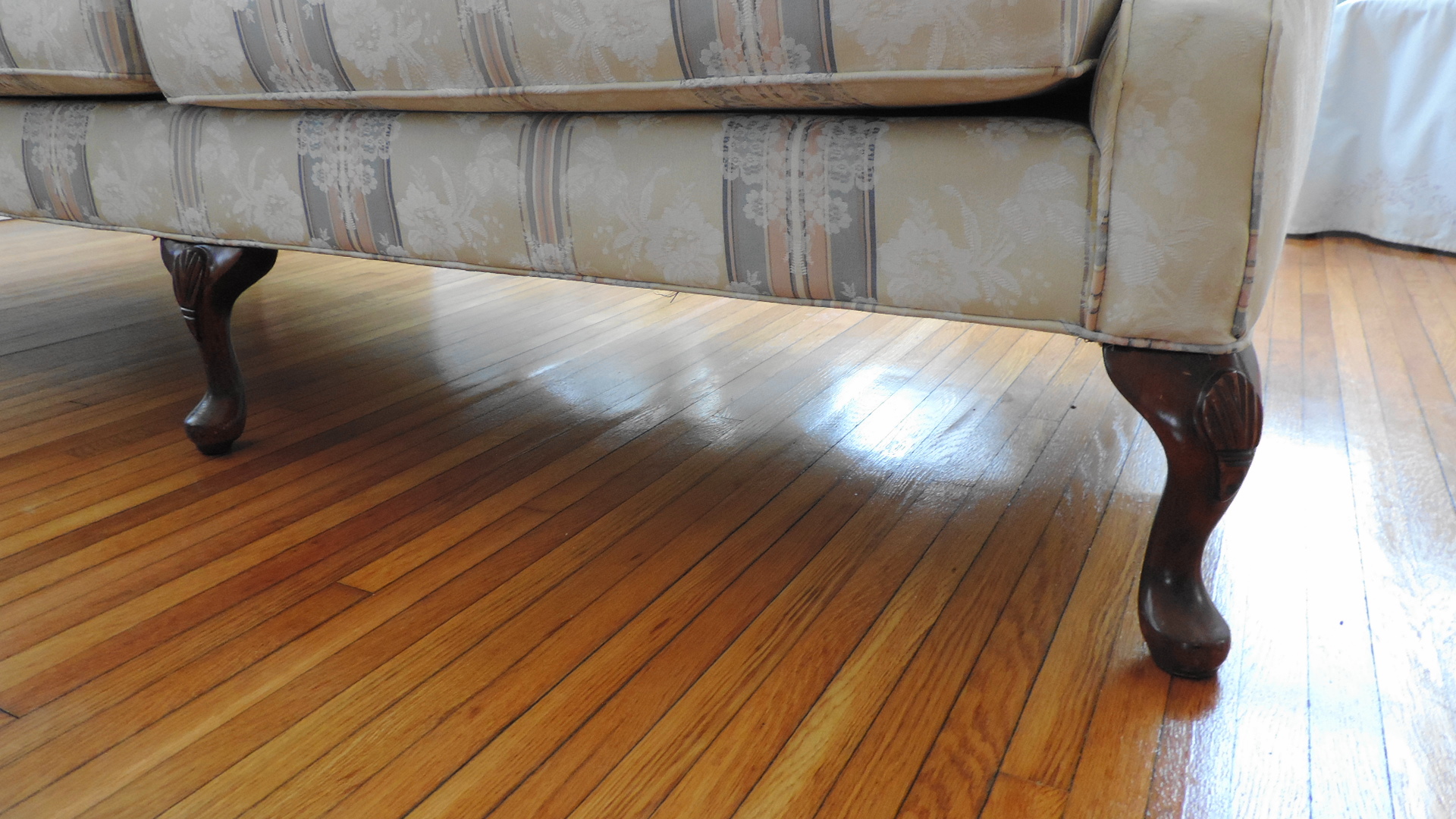 Camel Back Sofa with Rolled Arms | EBTH