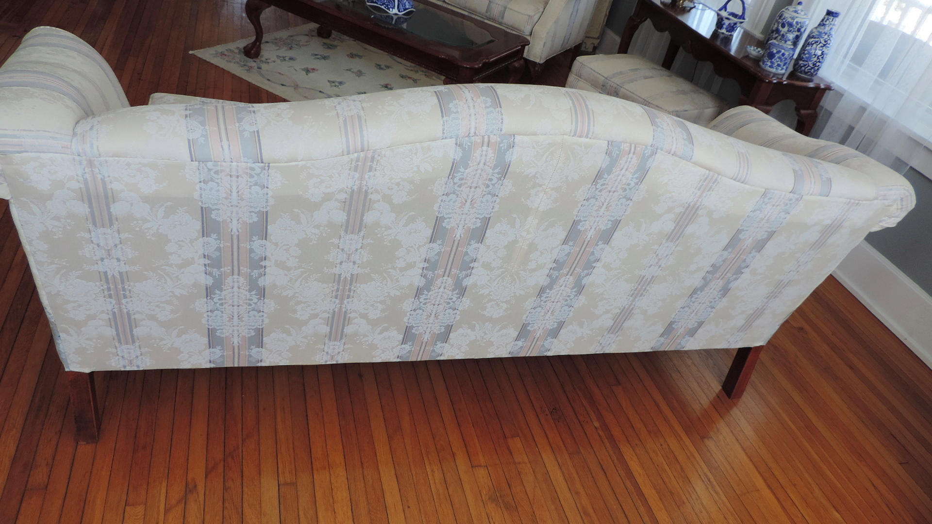 Camel Back Sofa with Rolled Arms | EBTH