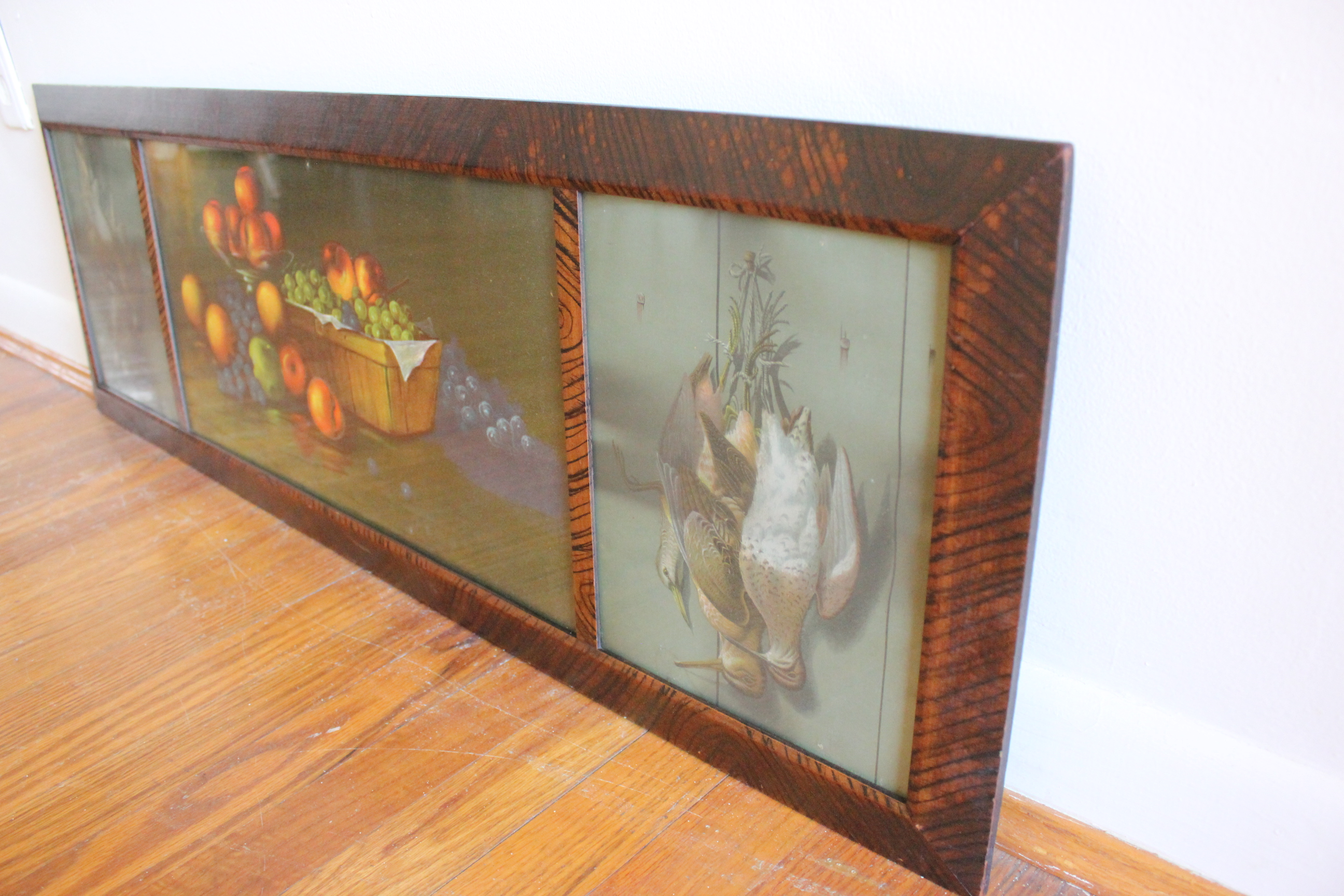 19th Century Triple Oak Divided Frame | EBTH