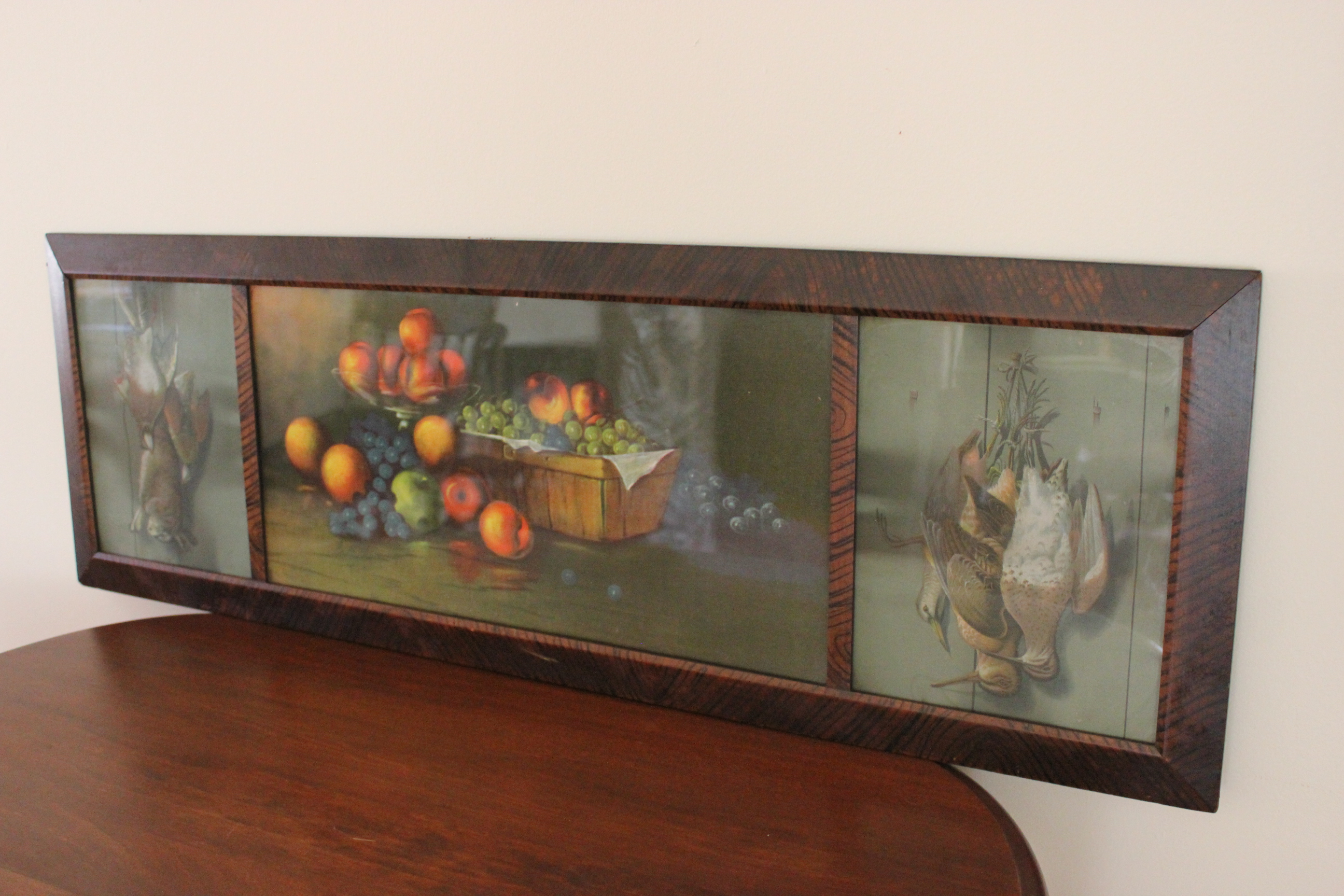 19th Century Triple Oak Divided Frame | EBTH
